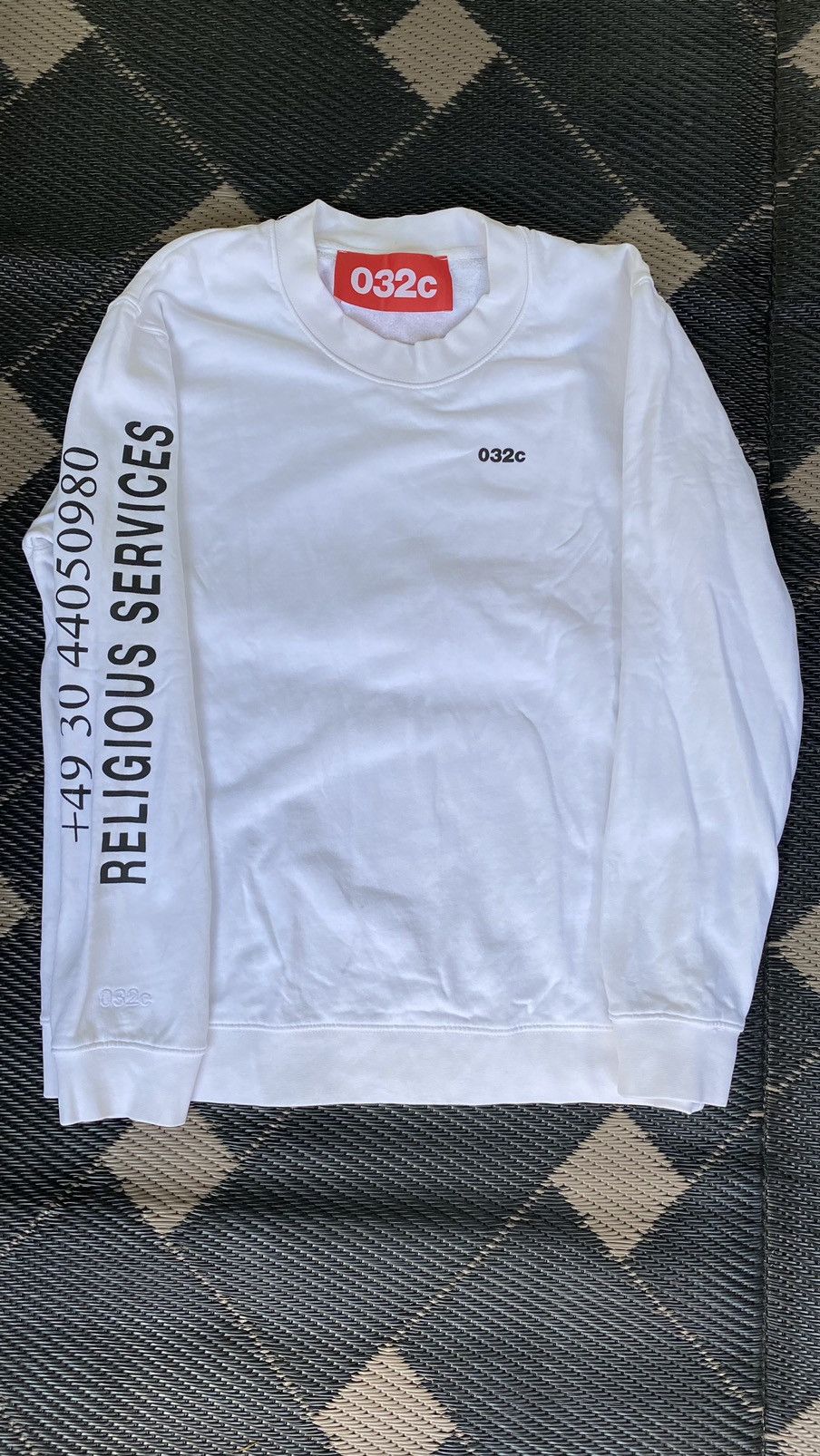 032c 032c “Religious Services” Sweater | Grailed