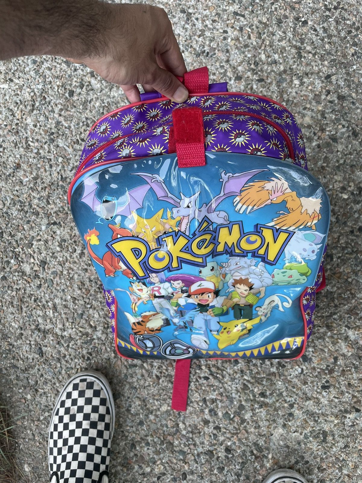 Pokemon × Vintage Vintage 1999 Pokémon Pikachu & Ash Backpack 90s ...
