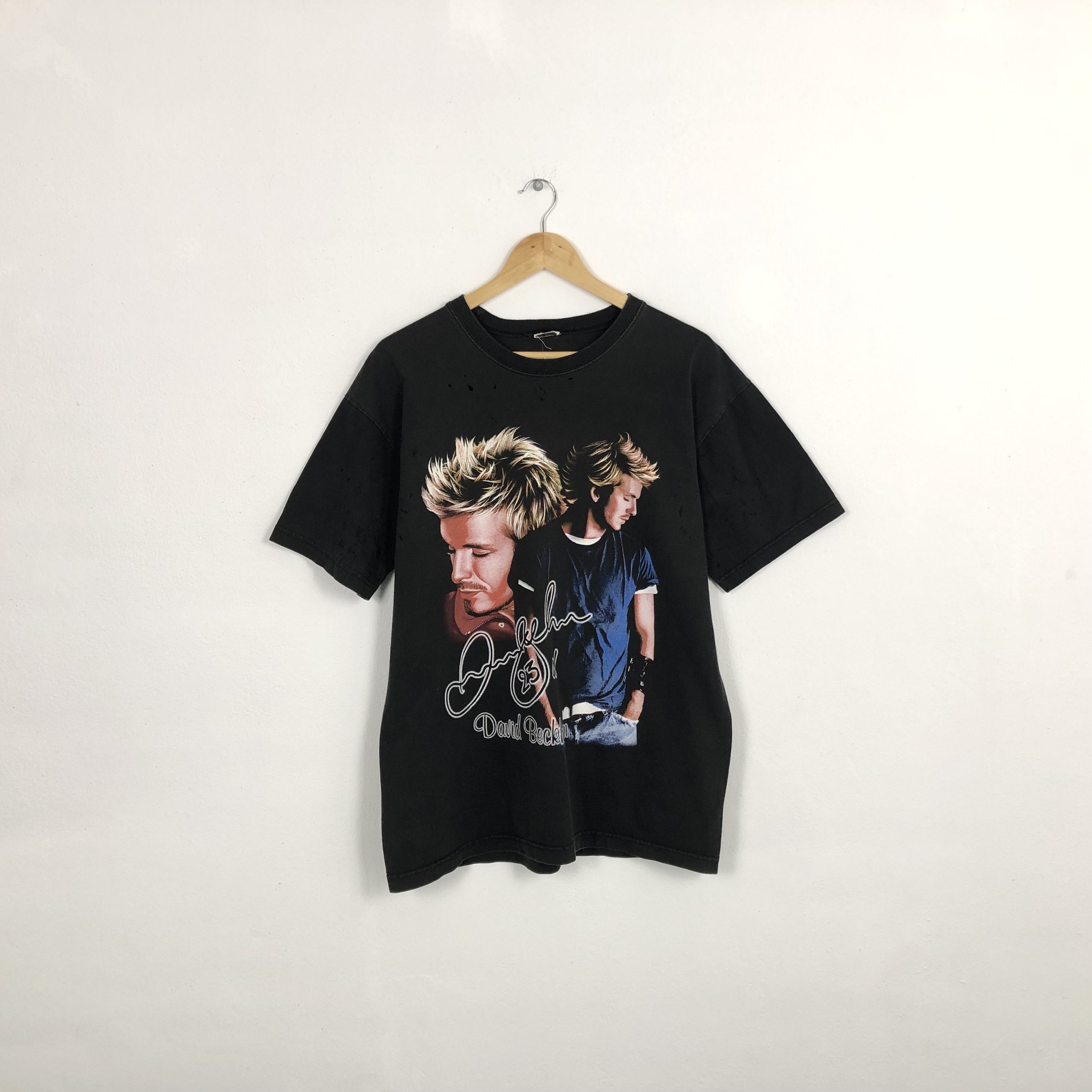 Band Tees × David Beckham Vintage David Beckham Band Tshirt | Grailed