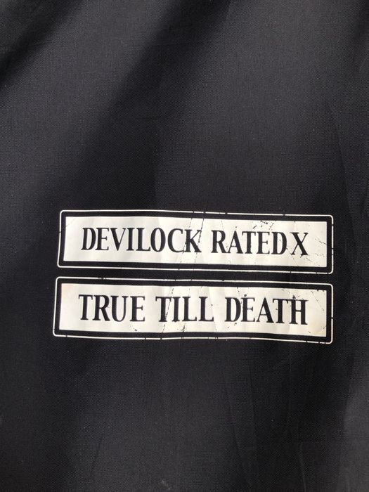 Devilock RARE🔥DEVILOCK XXX TRUE TILL DEATH COACH JACKET LOOSE | Grailed