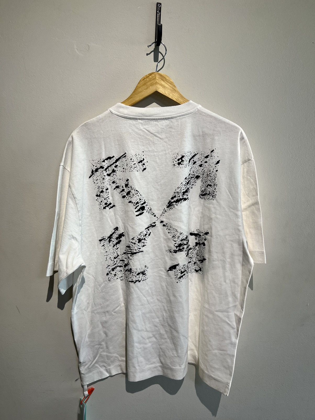 Off-White Off-White Embroidered Arrow Tee White | Grailed
