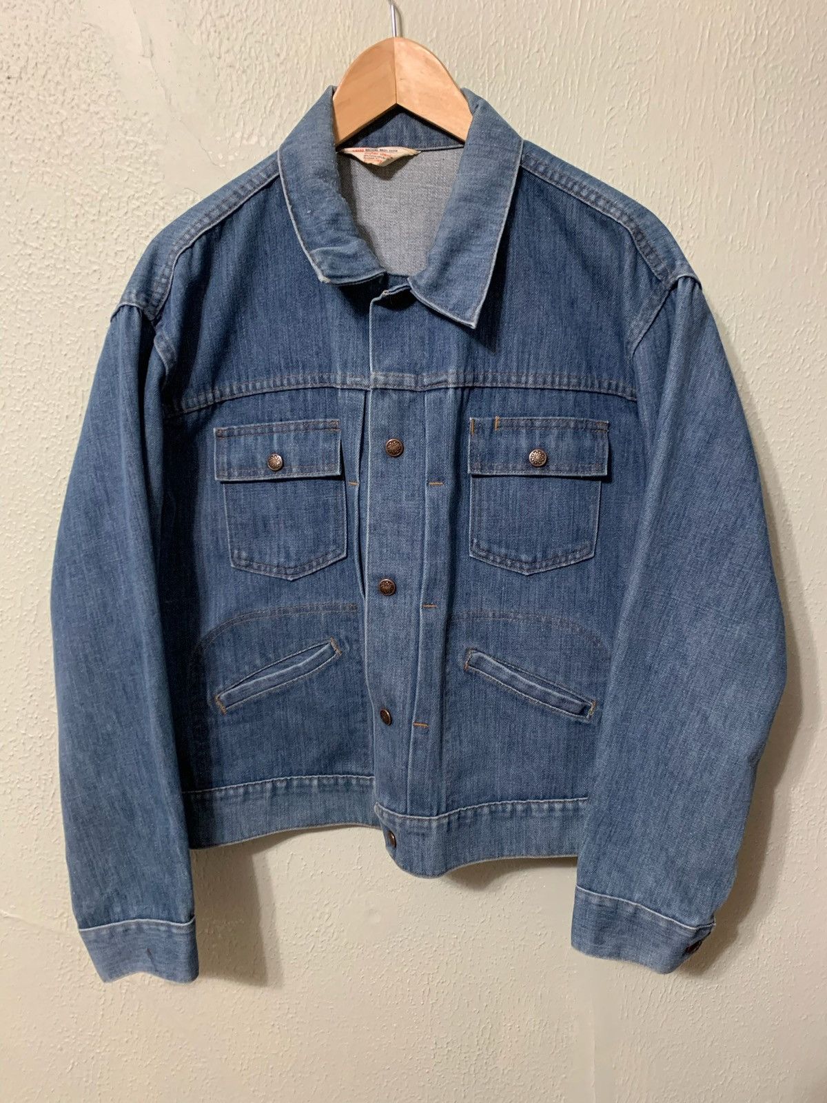 Vintage Vintage 1970s JC Penny Indigo Super denim Jacket | Grailed