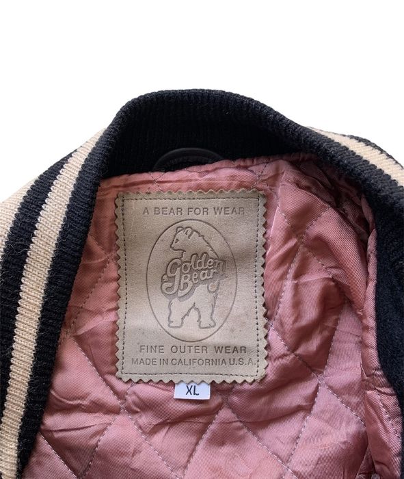 Vintage Vintage 90's Golden Bear Sleeve Leather Varsity | Grailed