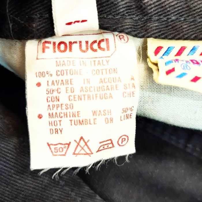 Vintage 90s FIORUCCI SAFETY JEANS MADE IN ITALY SIZE 28 | Grailed