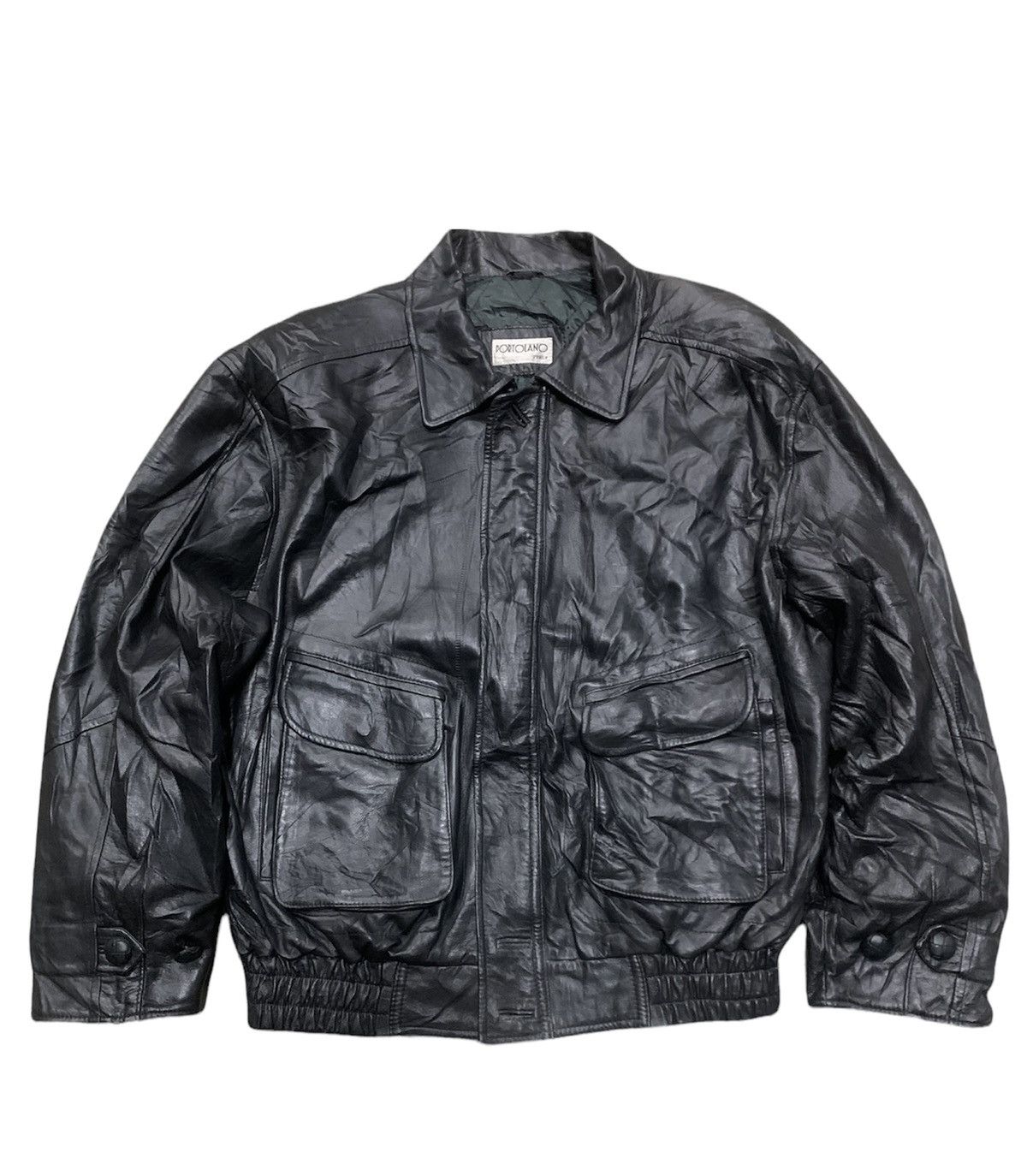 Italian Designers × Leather Jacket × Portolano Portolano Italy Leather ...