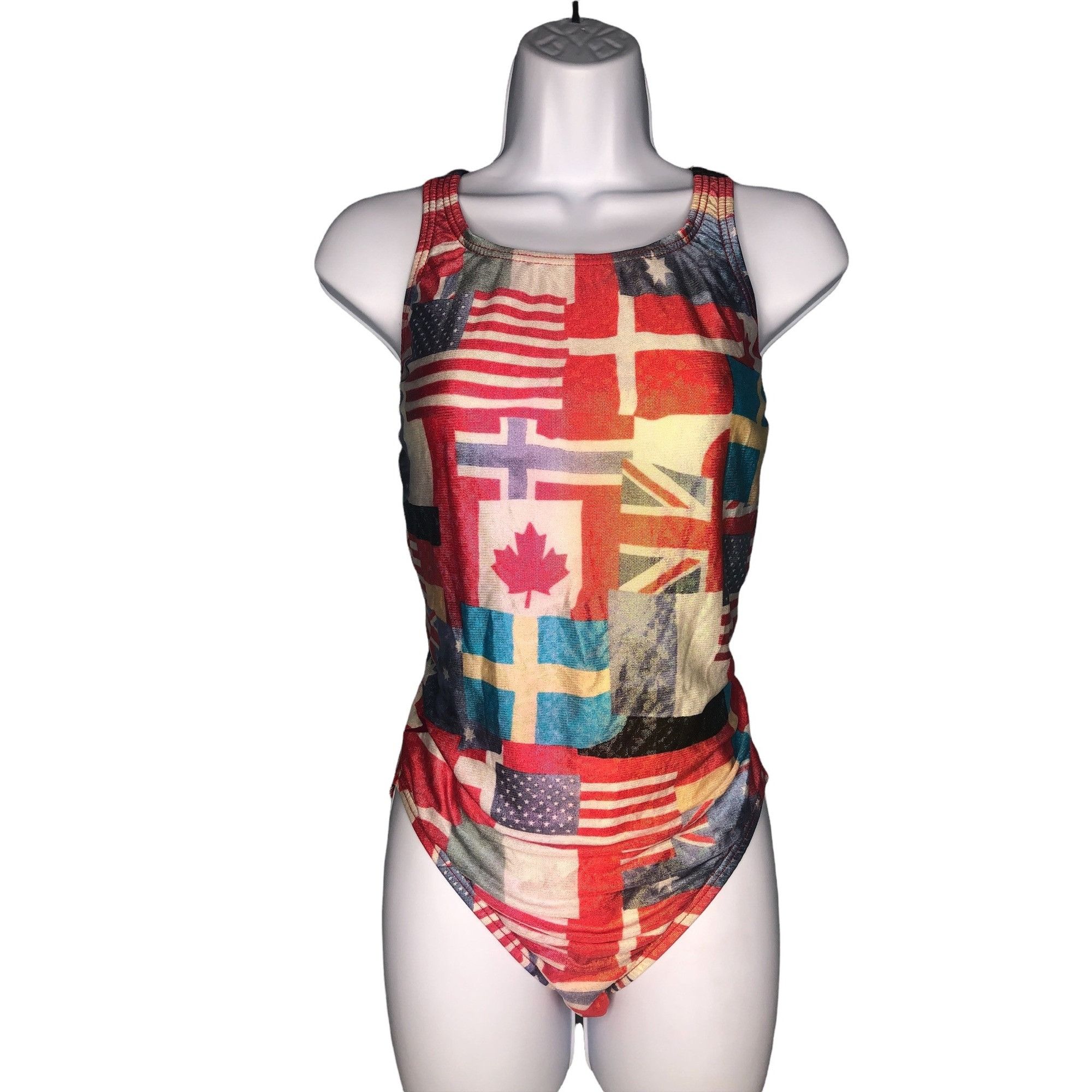 Speedo Vintage Speedo "Flags of the World" swimsuit | Grailed
