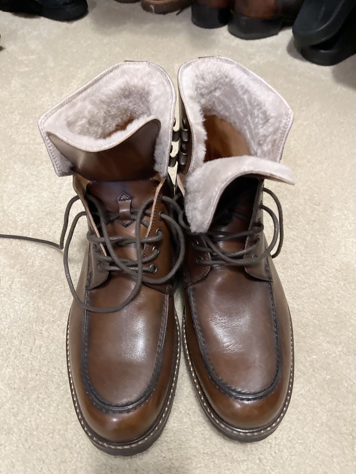 M.Gemi M.Gemi shearling lined boots | Grailed