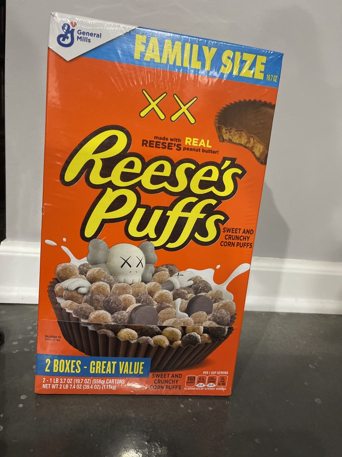 Kaws KAWS 2-pack Reese’s Puff Family size | Grailed