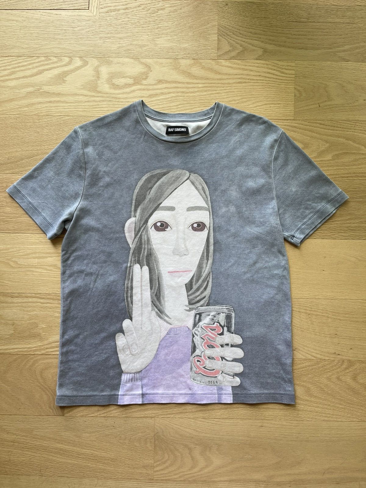 Raf Simons Brian Calvin Coors Girl shirt | Grailed