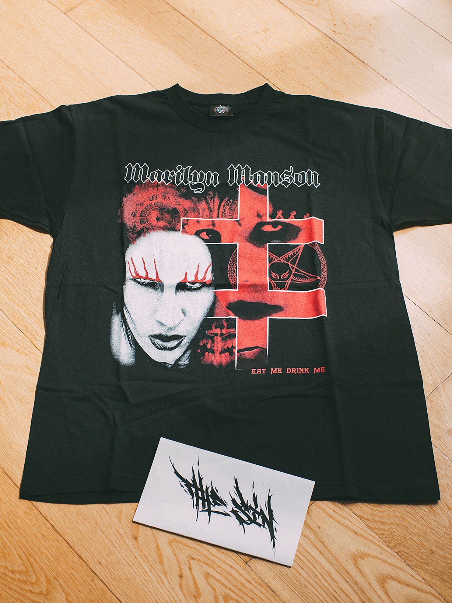 Band Tees × Marilyn Manson × Tour Tee Vintage 00s Marilyn Manson Metal