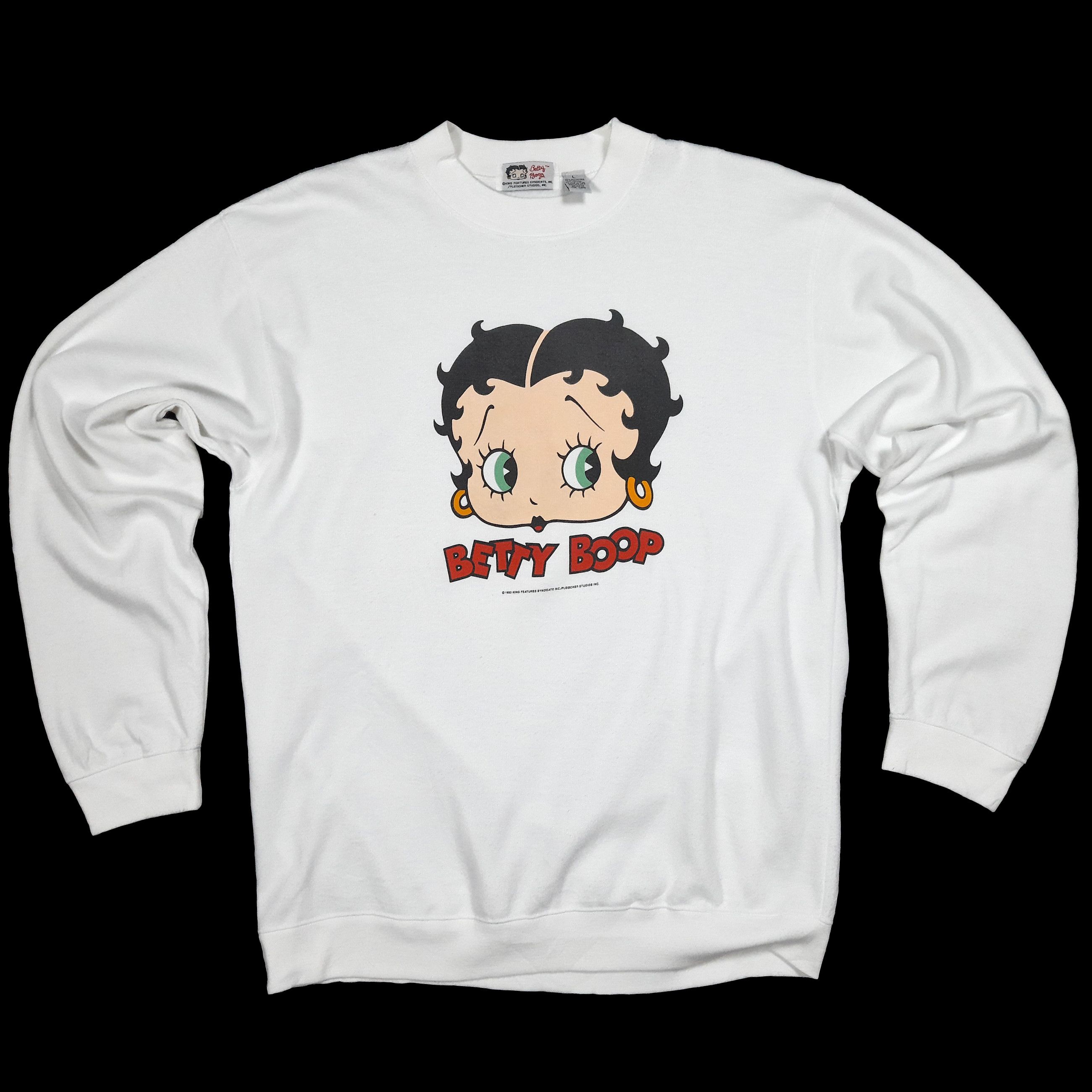 Vintage Vintage 90s BETTY BOOP Head Classic Dated 1993 Center Print ...