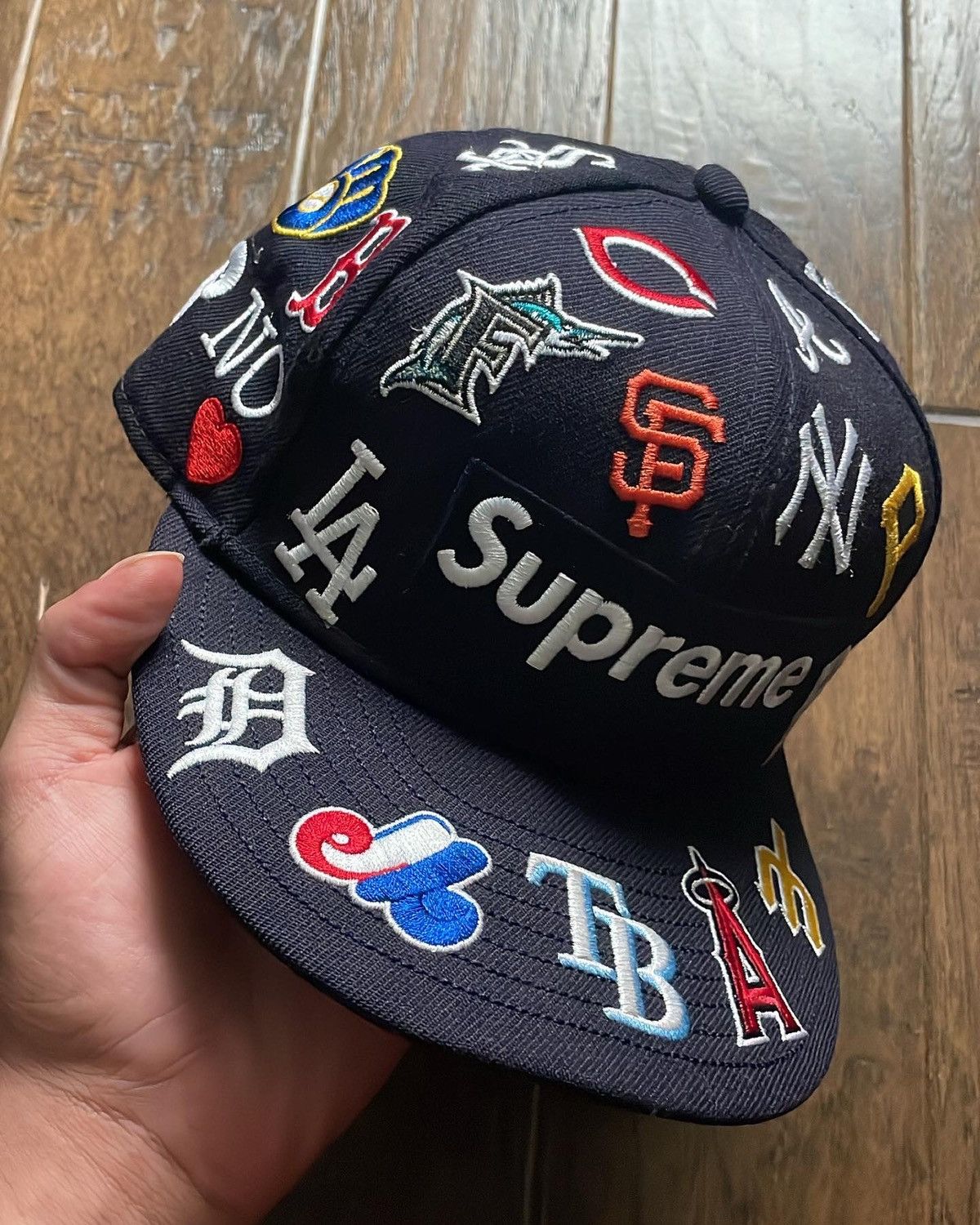 Supreme Supreme MLB Navy Hat | Grailed