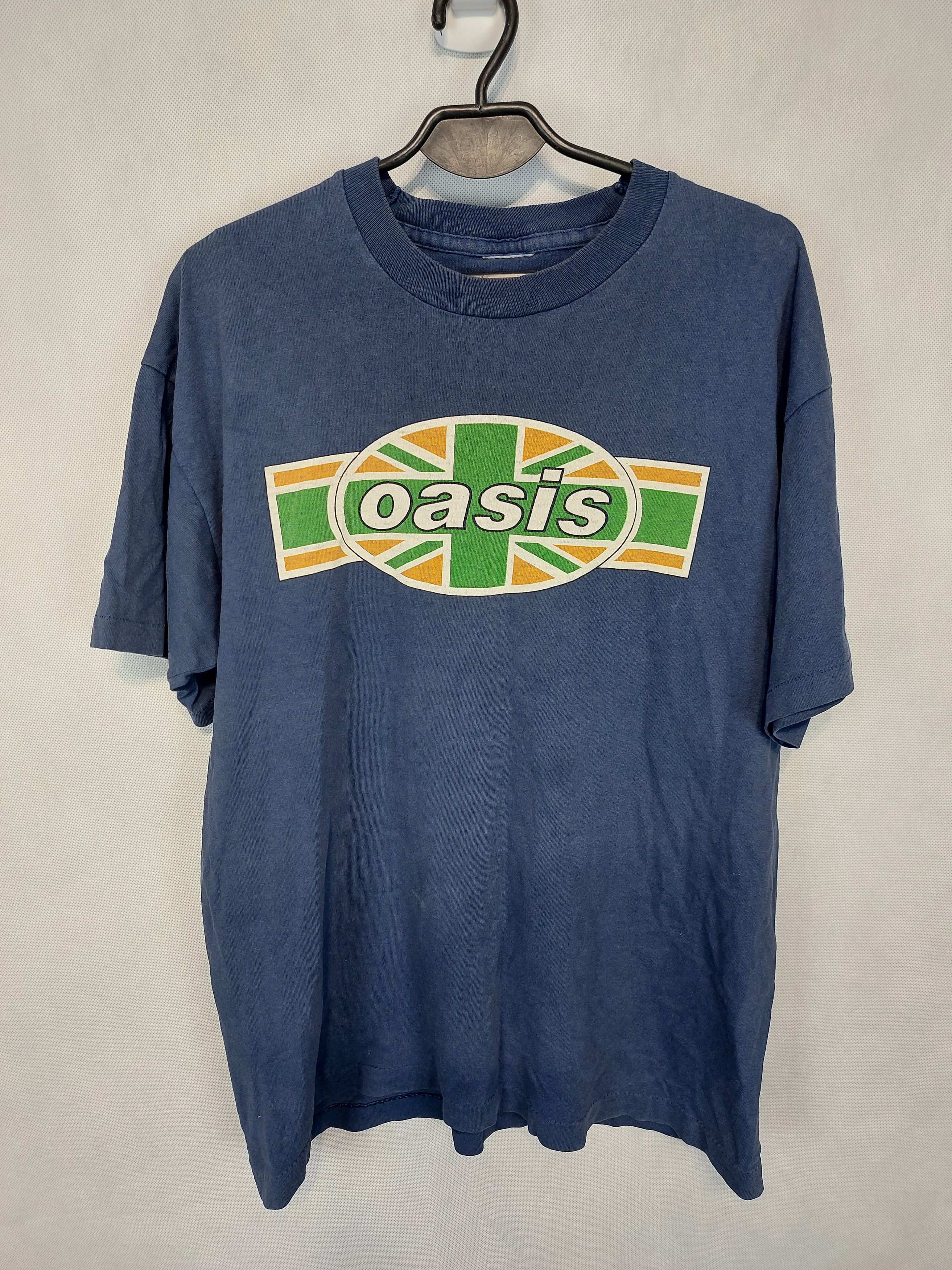 Vintage SUPER RARE Oasis alternate logo 90s tshirt | Grailed