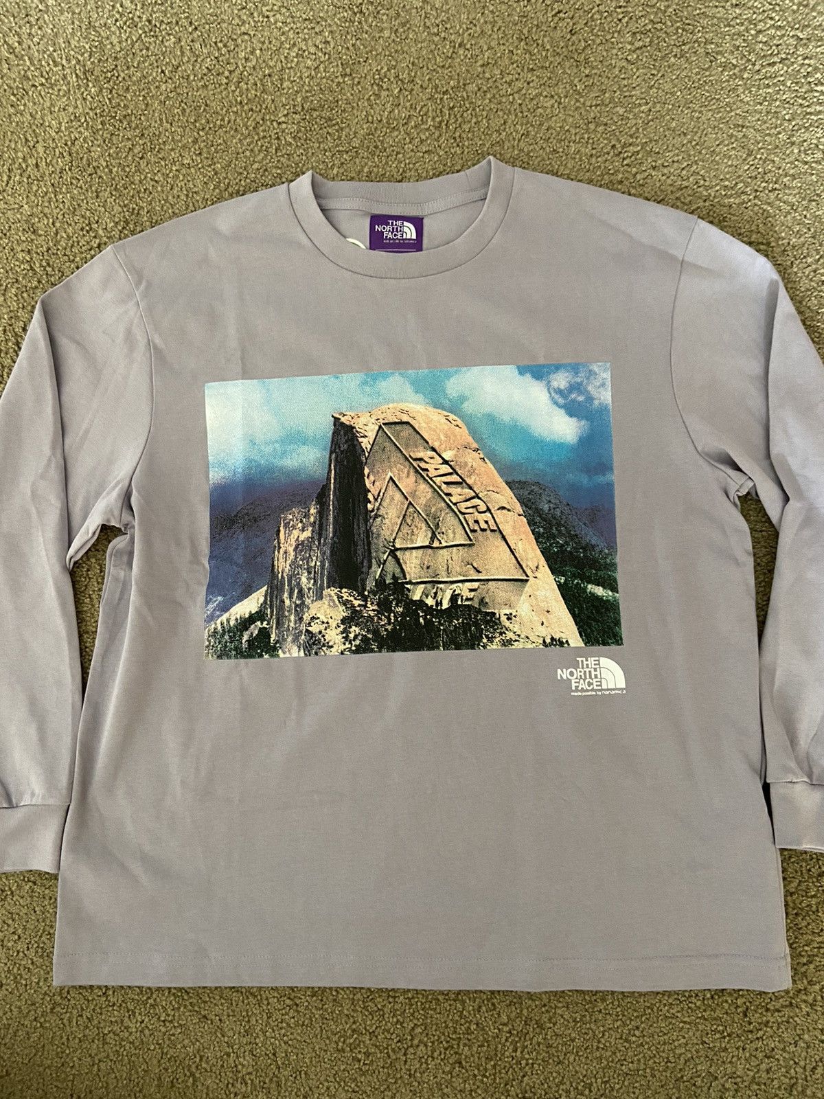 Nanamica × Palace × The North Face Palace TNF purple label Long sleeve ...
