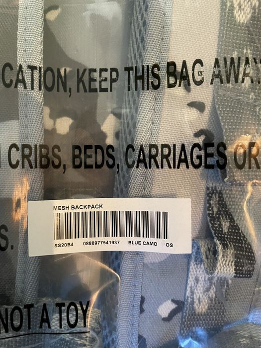 Supreme Supreme Blue Camo Mesh Backpack | Grailed