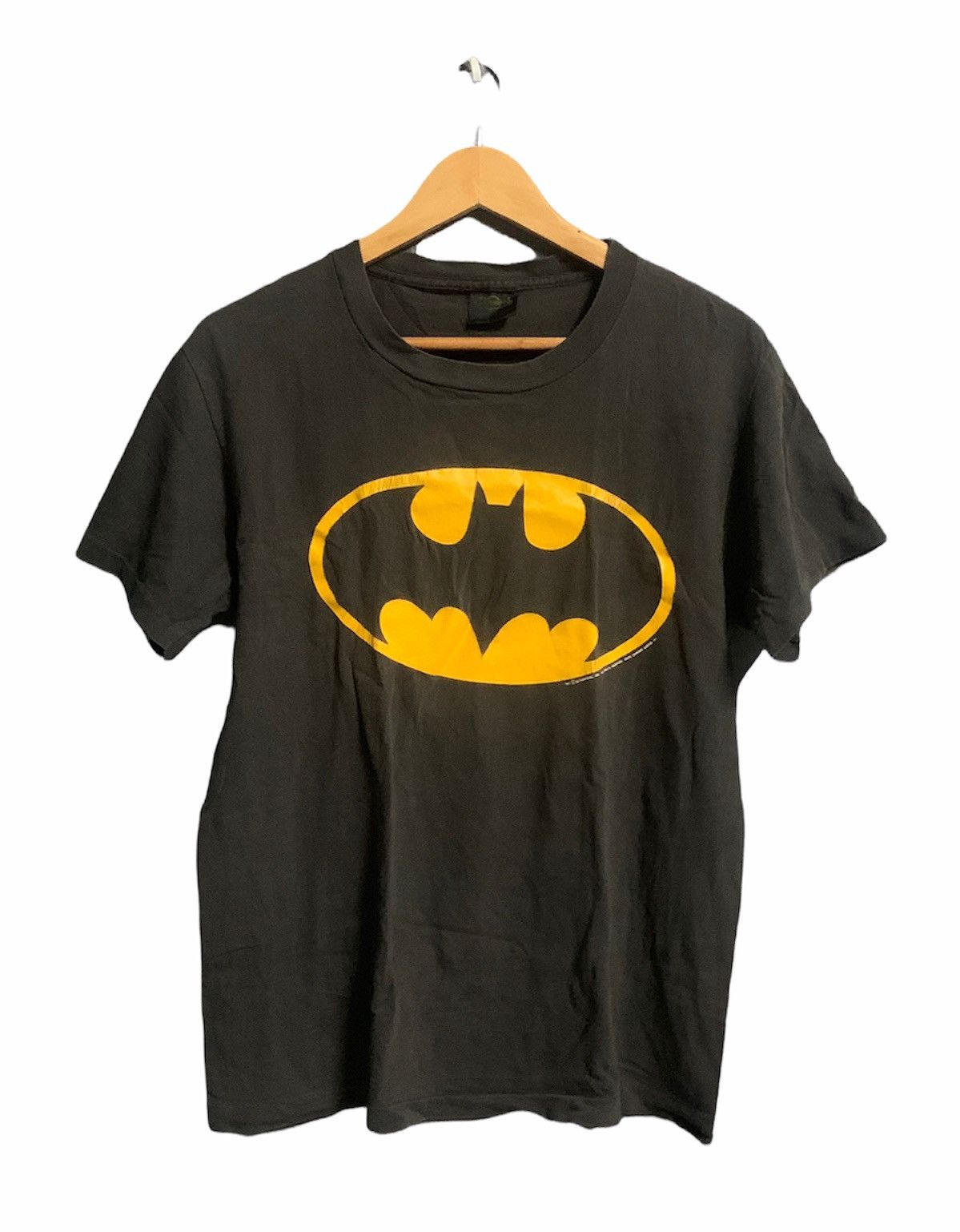 Vintage 80s Batman big logo black tee made in USA | Grailed