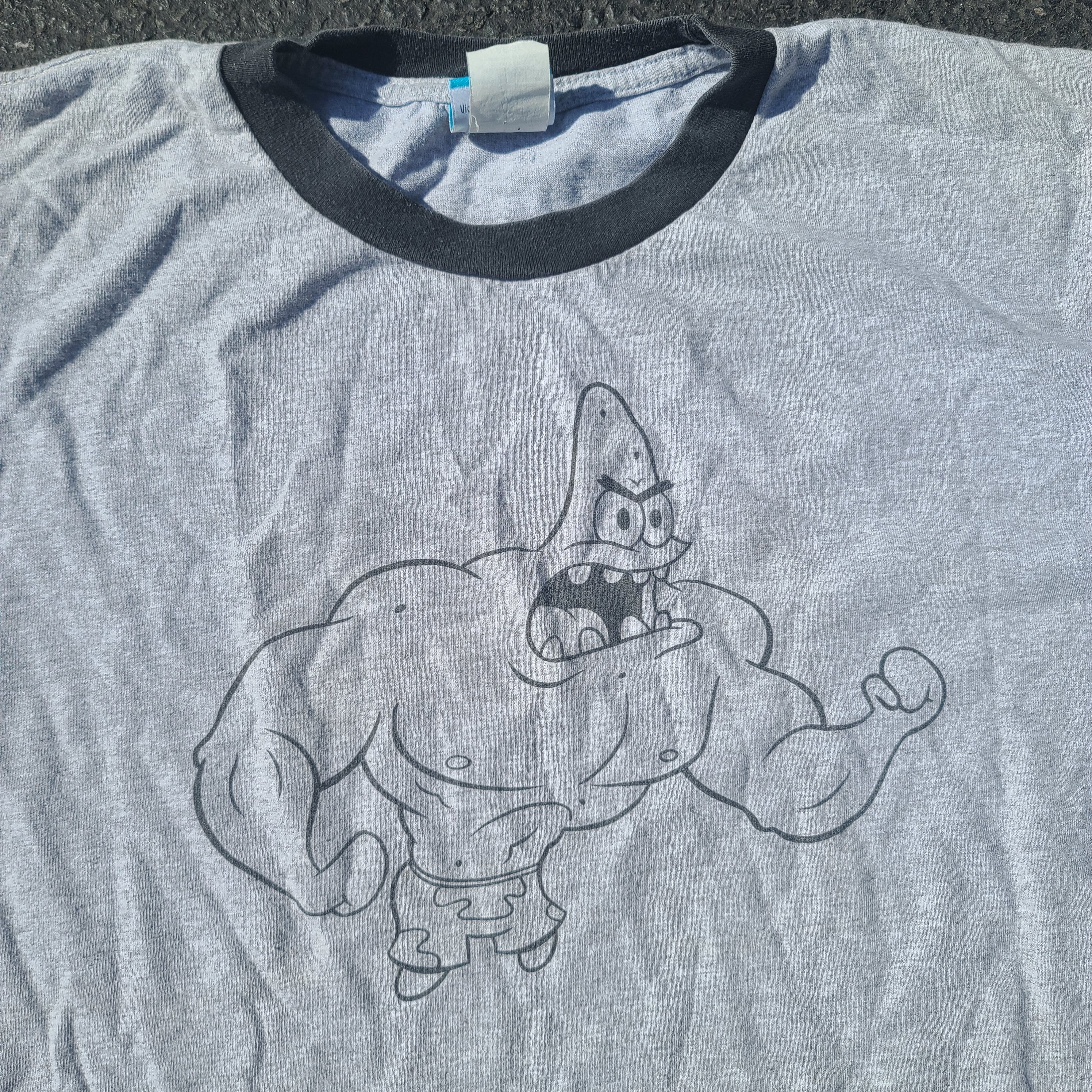 Vintage VTG 2002 Buff Patrick Spongebob SquarePants Promo Shirt | Grailed