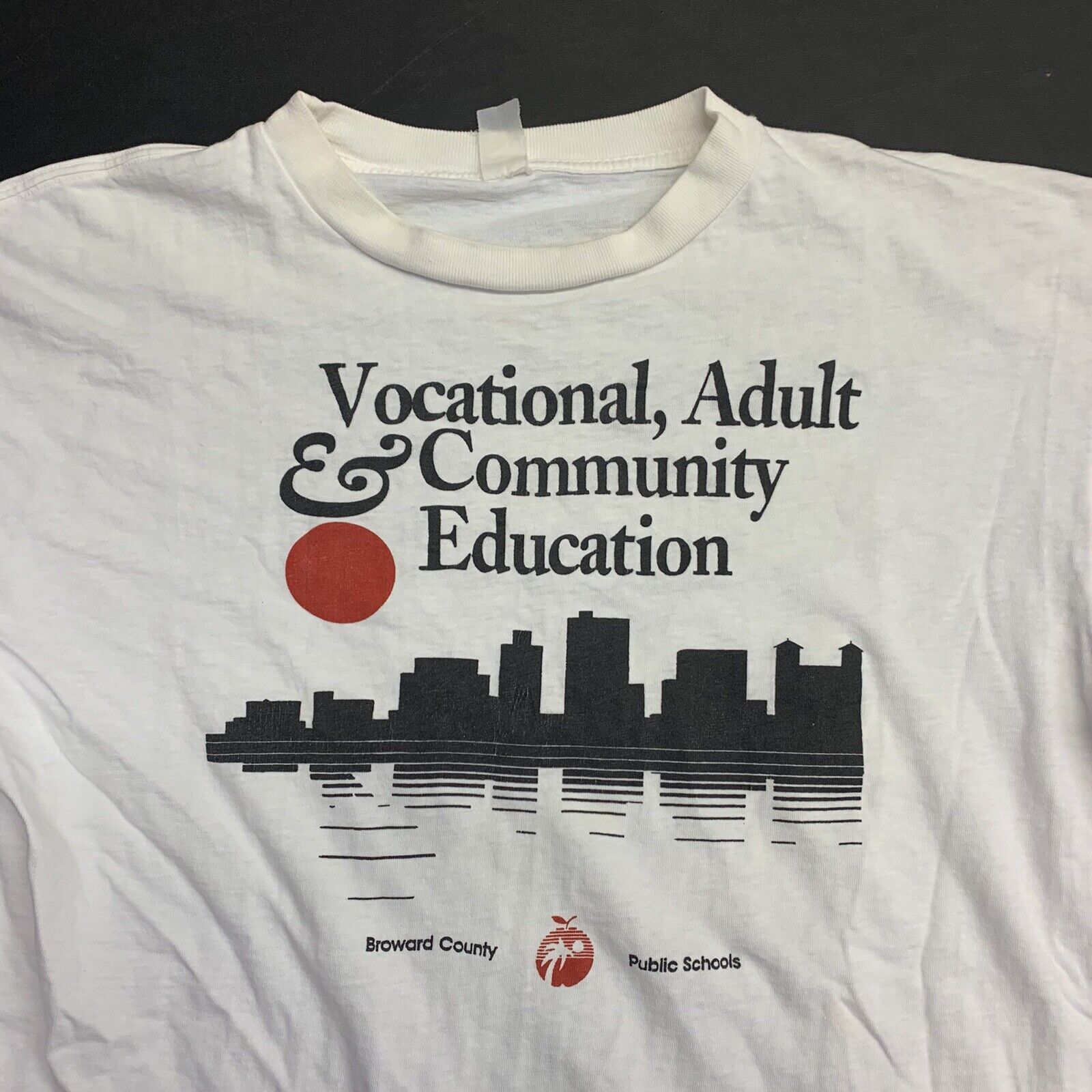 Vintage Vintage Broward County Shirt 90s M/L Vocational Adult Community ...