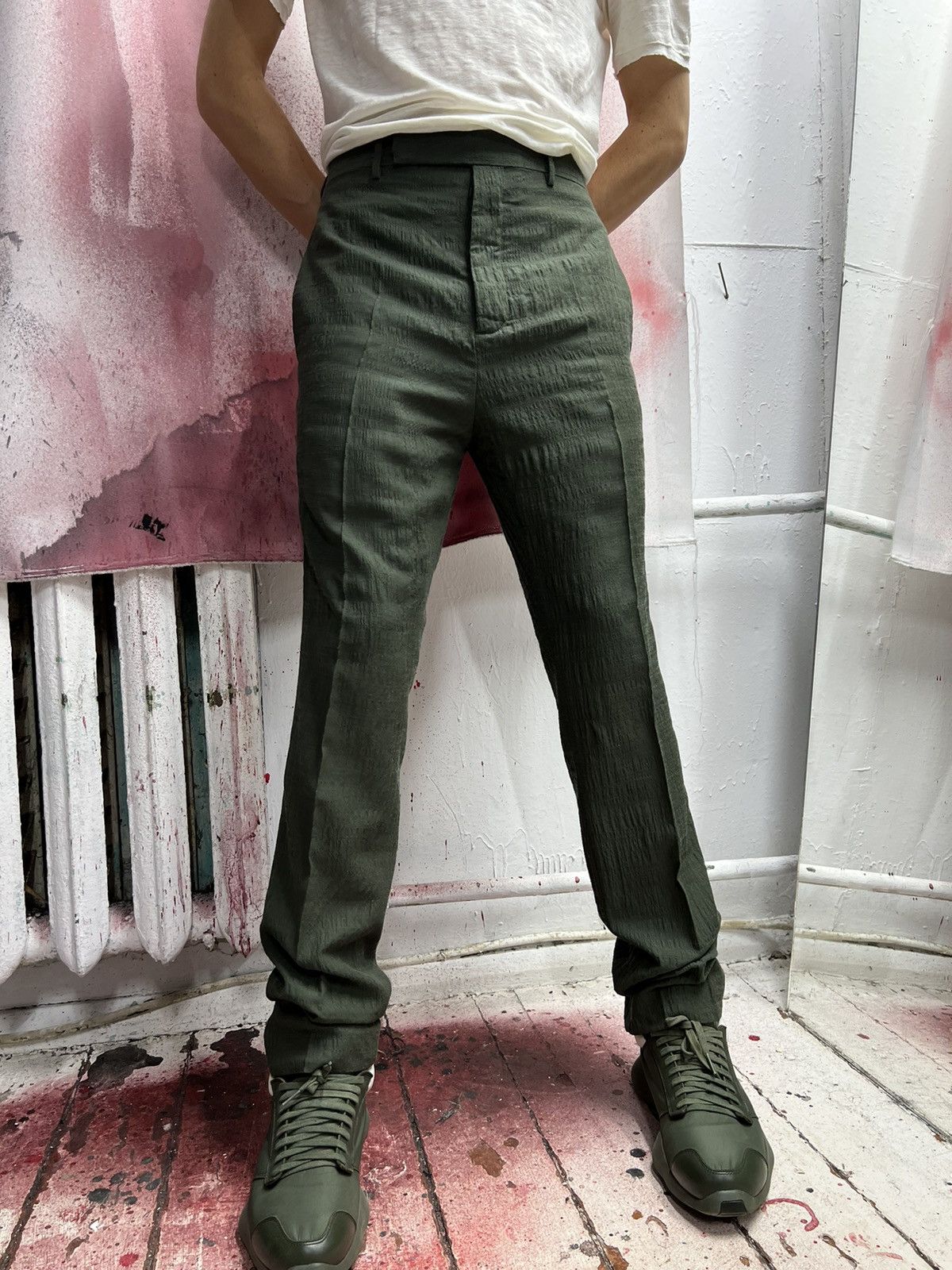 Rick Owens Rick Owens S/S20 TECUATL narrowed pants | Grailed