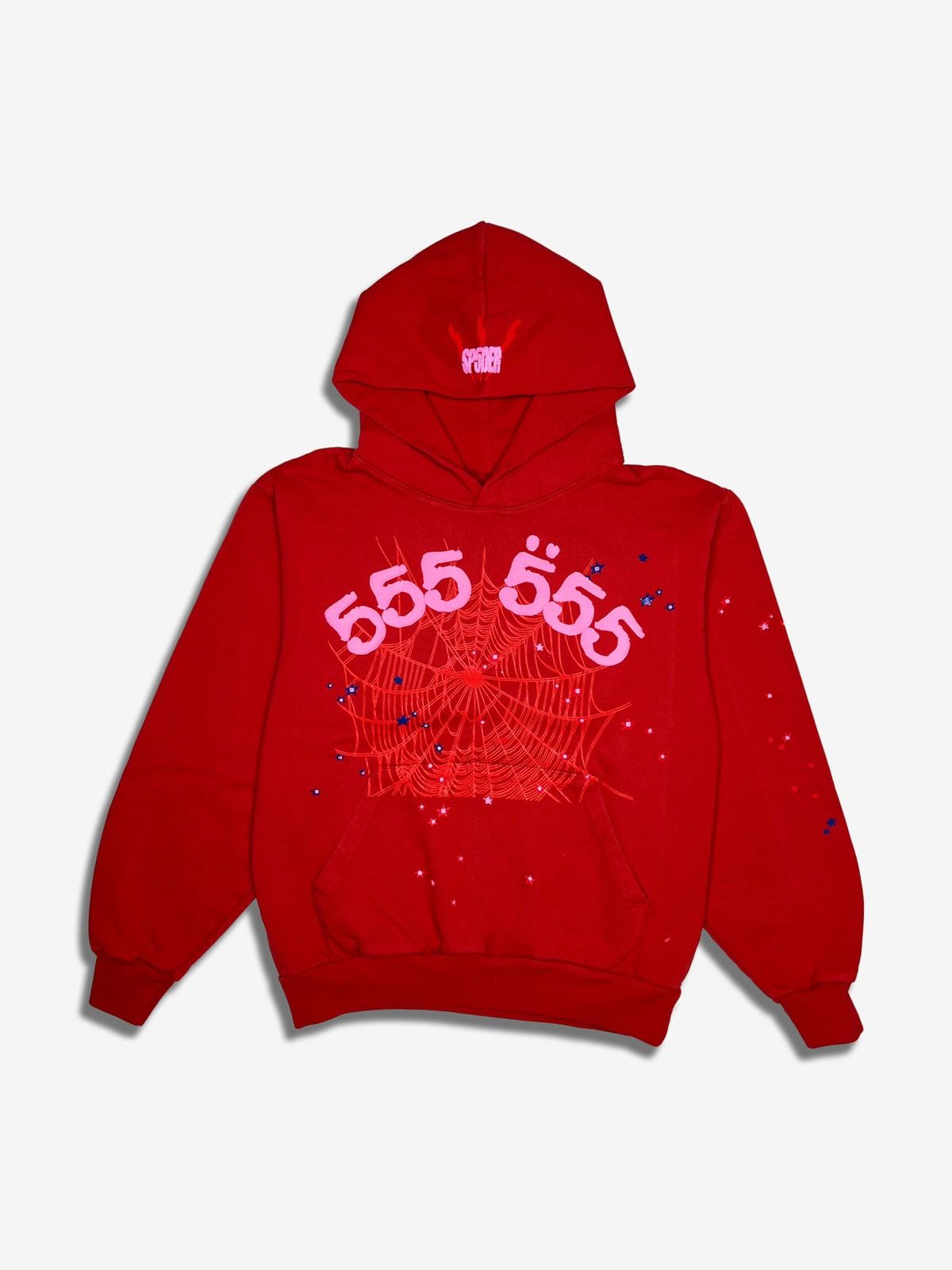 Spider Worldwide × Young Thug Sp5der Worldwide Red Angel Numbers 555 ...
