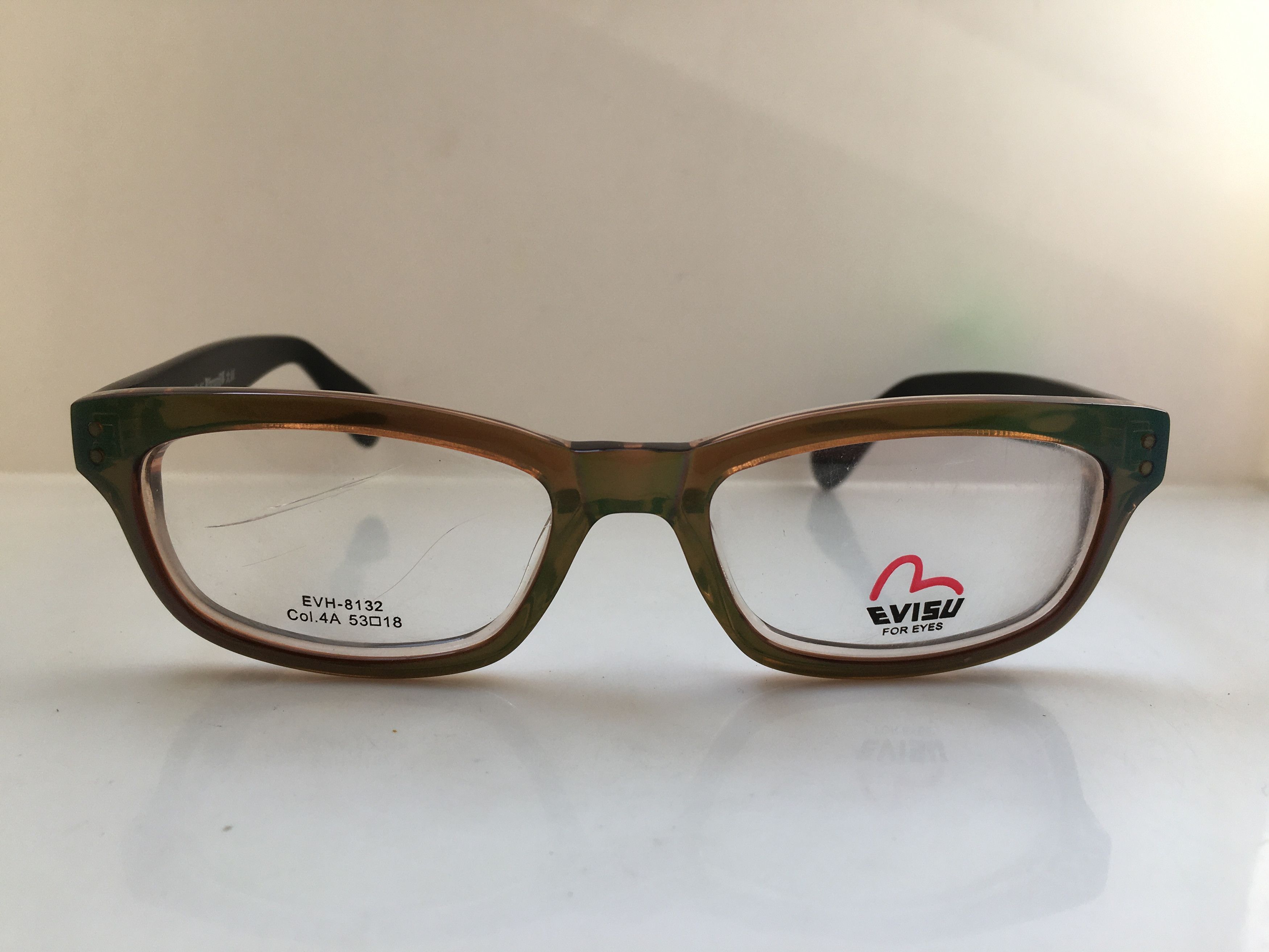 Evisu Vintage Evisu EVH-8132 Handmade Acetate Eyeglasses Frame | Grailed