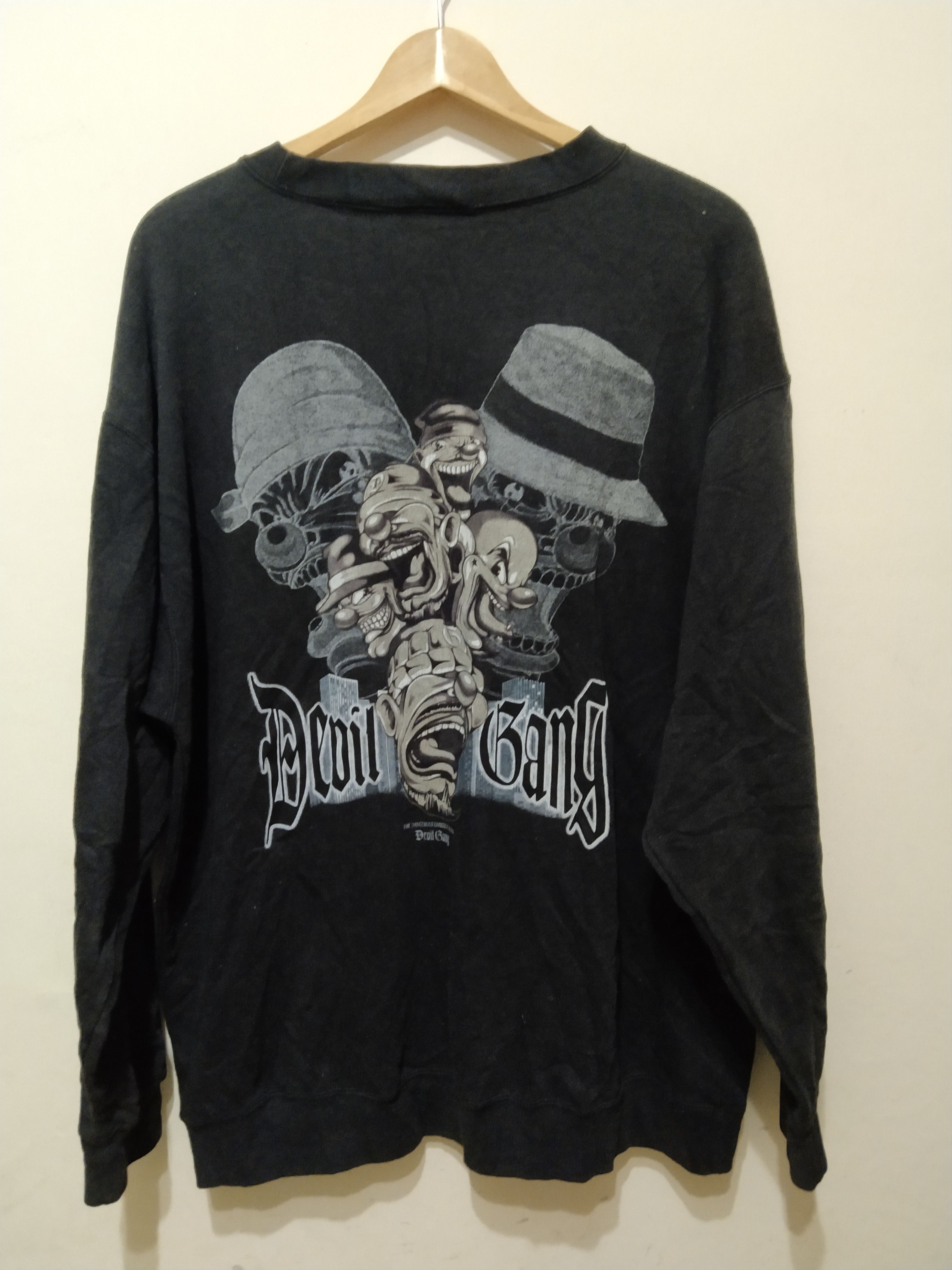 Japanese Brand × Streetwear × Vintage Vintage Devil Gang Sweatshirt ...