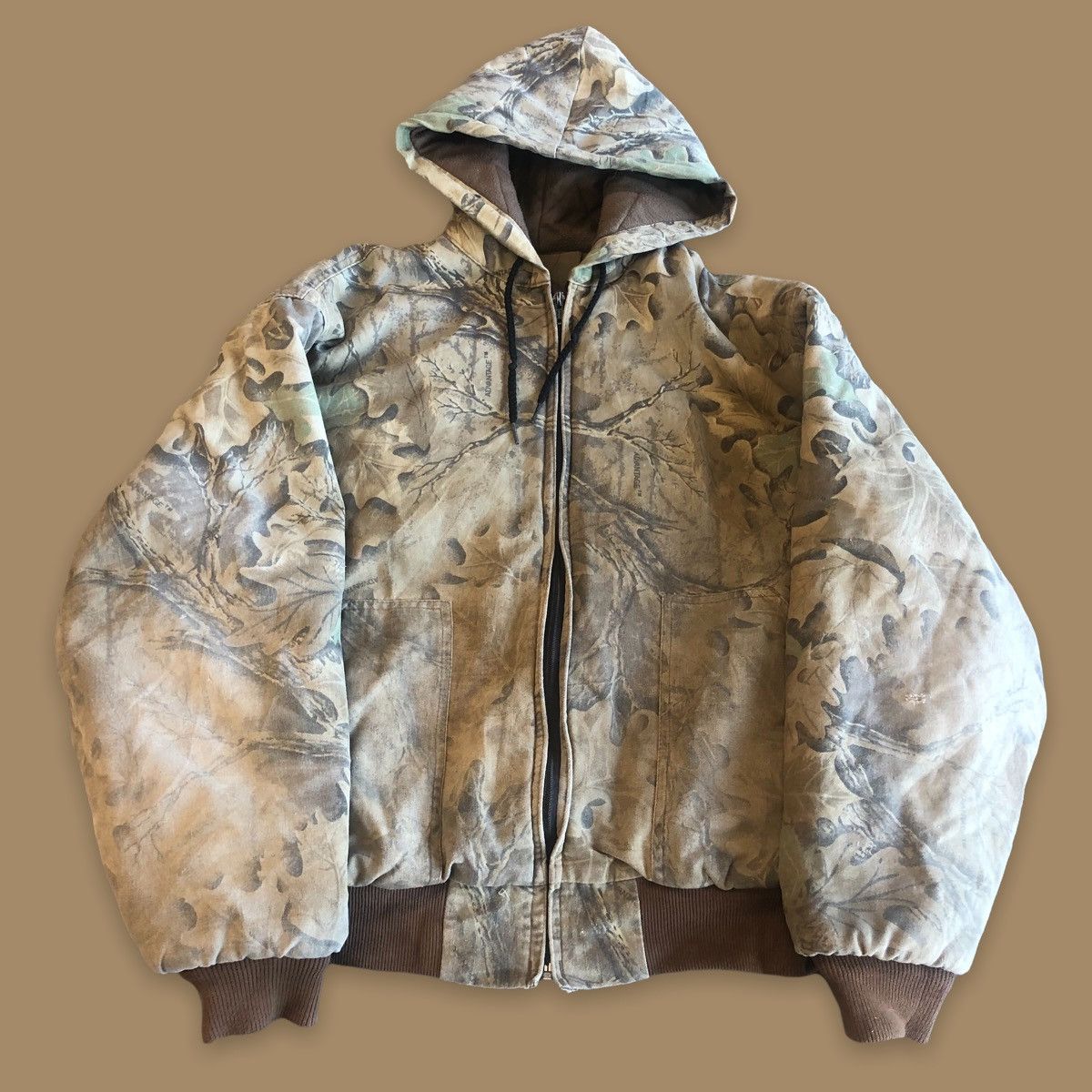Vintage Vintage 90s Real Tree Camo Workwear Jacket/ Carhartt Style L ...