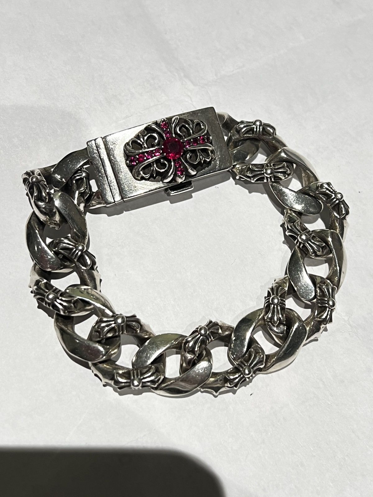 Chrome Hearts chrome hearts cross bracelet | Grailed