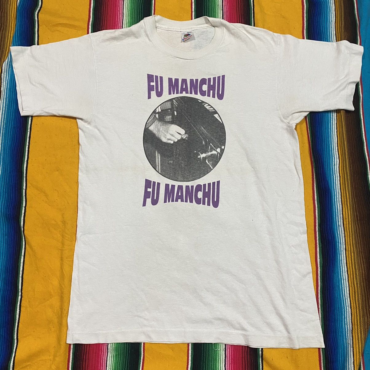Band Tees × Rock T Shirt × Vintage VINTAGE 90S FU MANCHU T-SHIRT | Grailed