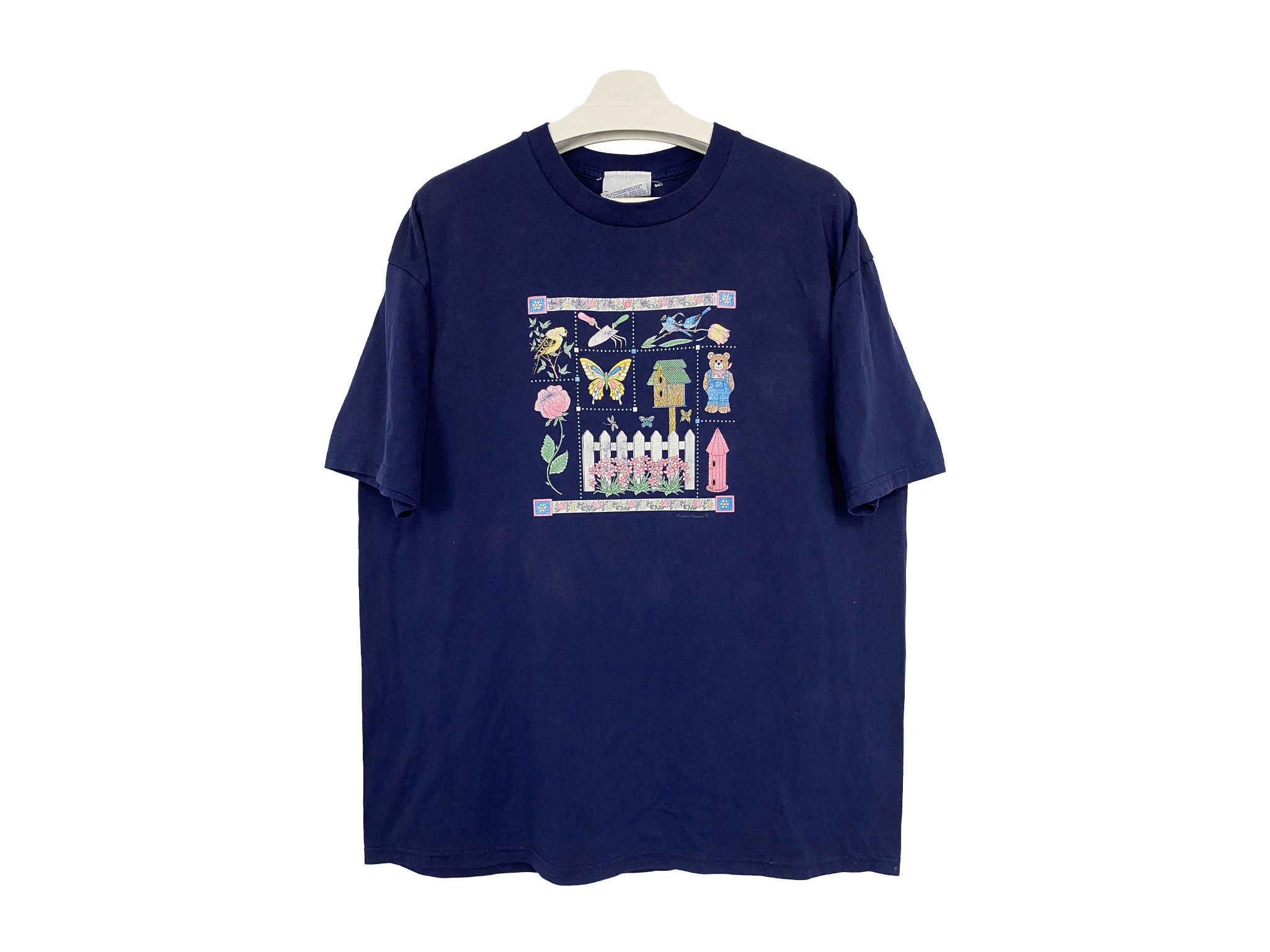 Made In Usa × Vintage Vintage Art Cute Endless Designs T-Shirt | Grailed