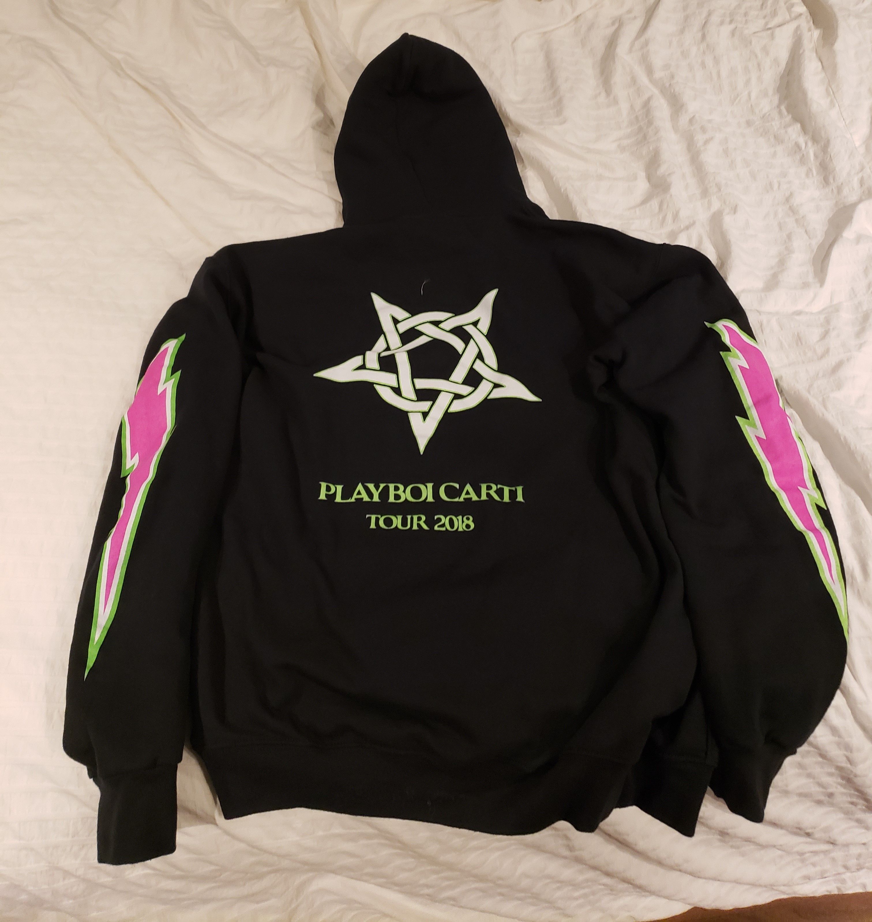 Other Playboi Carti Neon Tour Hoodie (Large) | Grailed