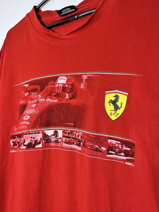 Vintage Vintage 2000 Ferrari F1 Racing Tshirt Marlboro Shell | Grailed