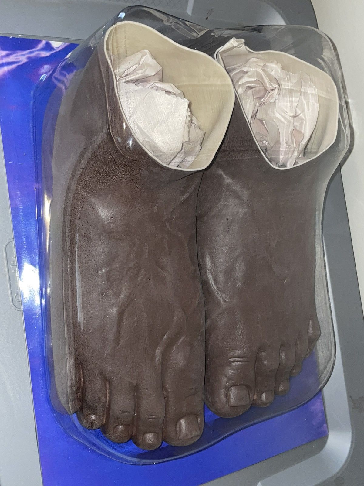 Imran Potato Imran Potato Caveman Slippers “ Brown “ Feet Shoes | Grailed