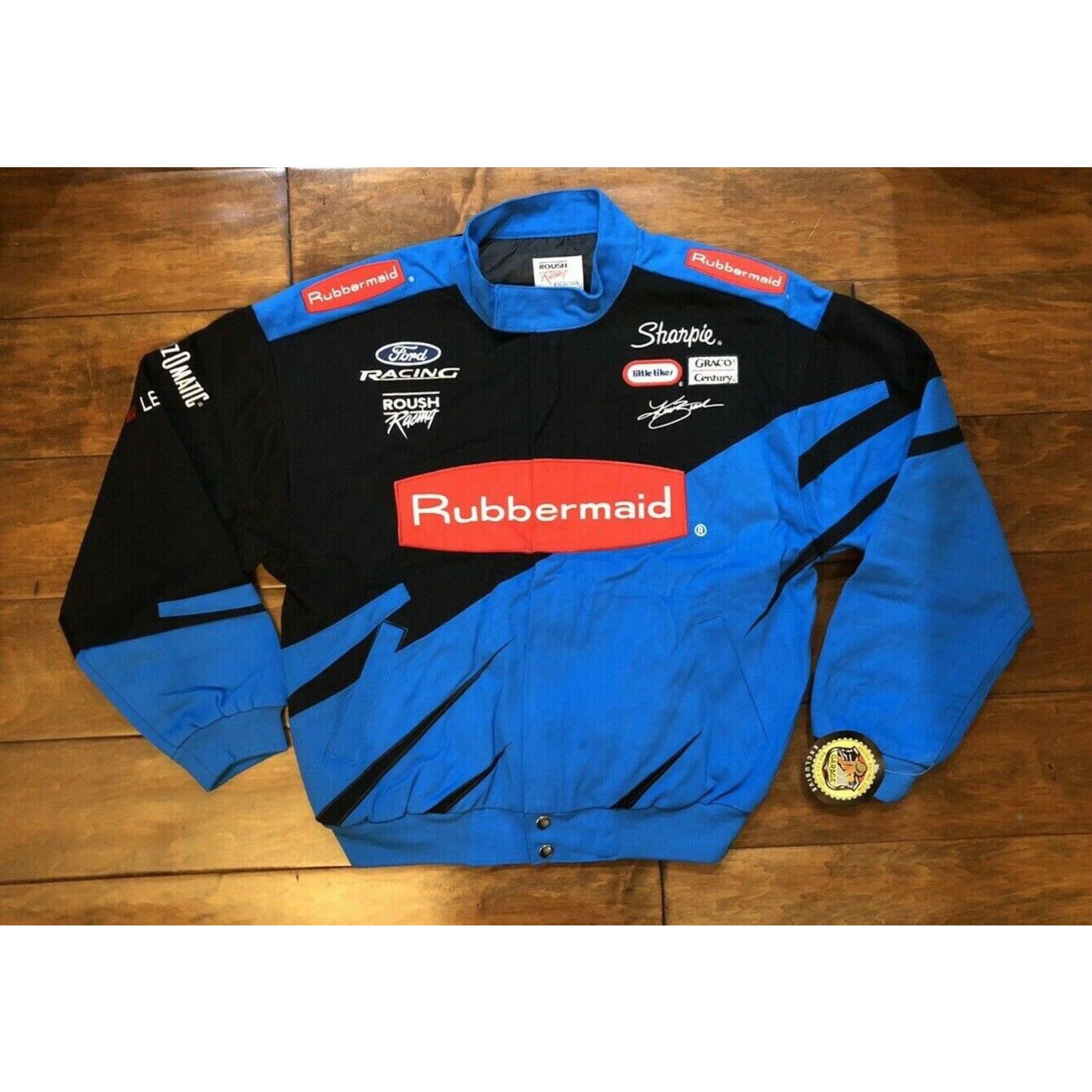 Garage Kurt Busch #97 Rubbermaid Sharpie Racing Jacket Mens Size Large ...
