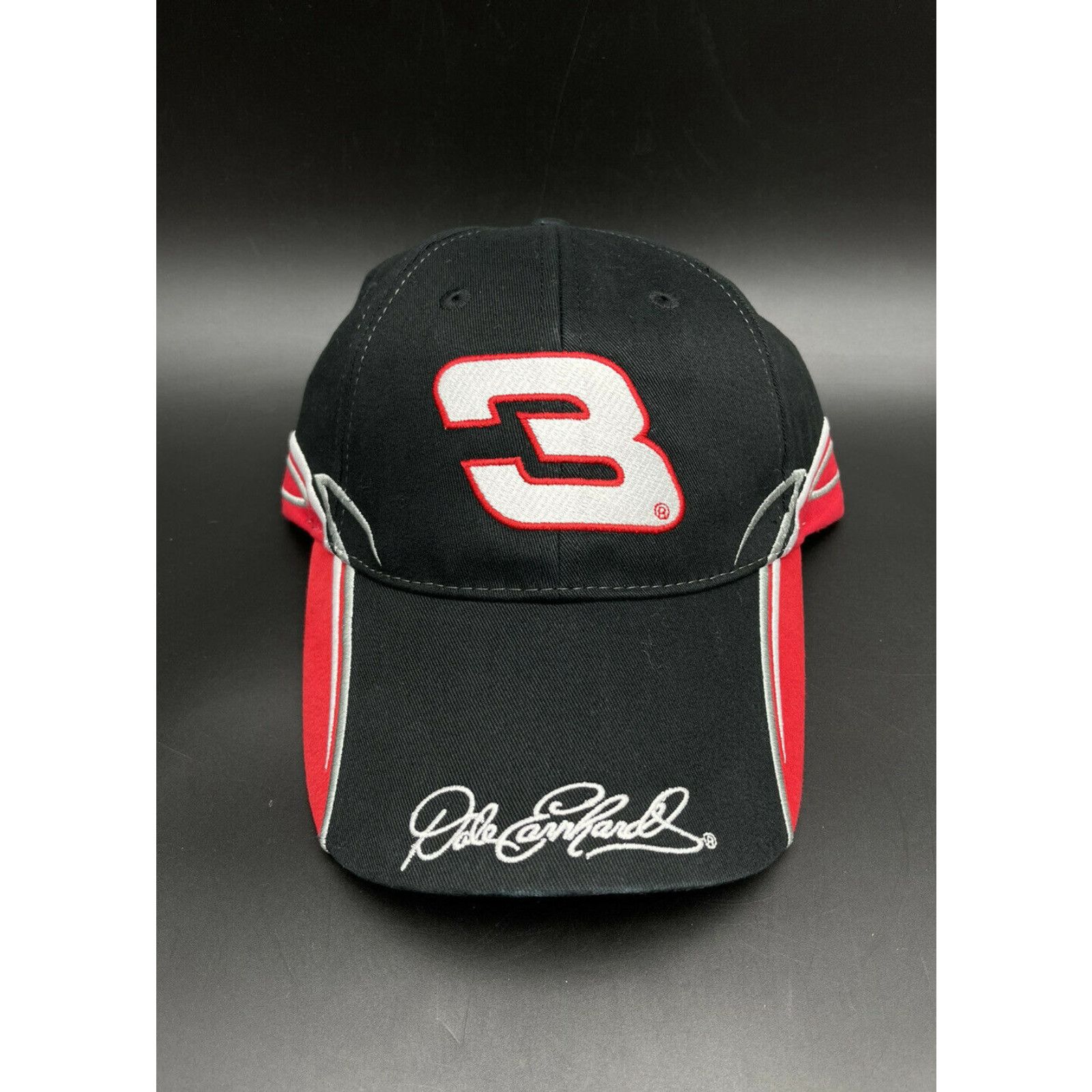 Winners Circle Dale Earnhardt #3 Black Red Winners Circle Adjustable ...
