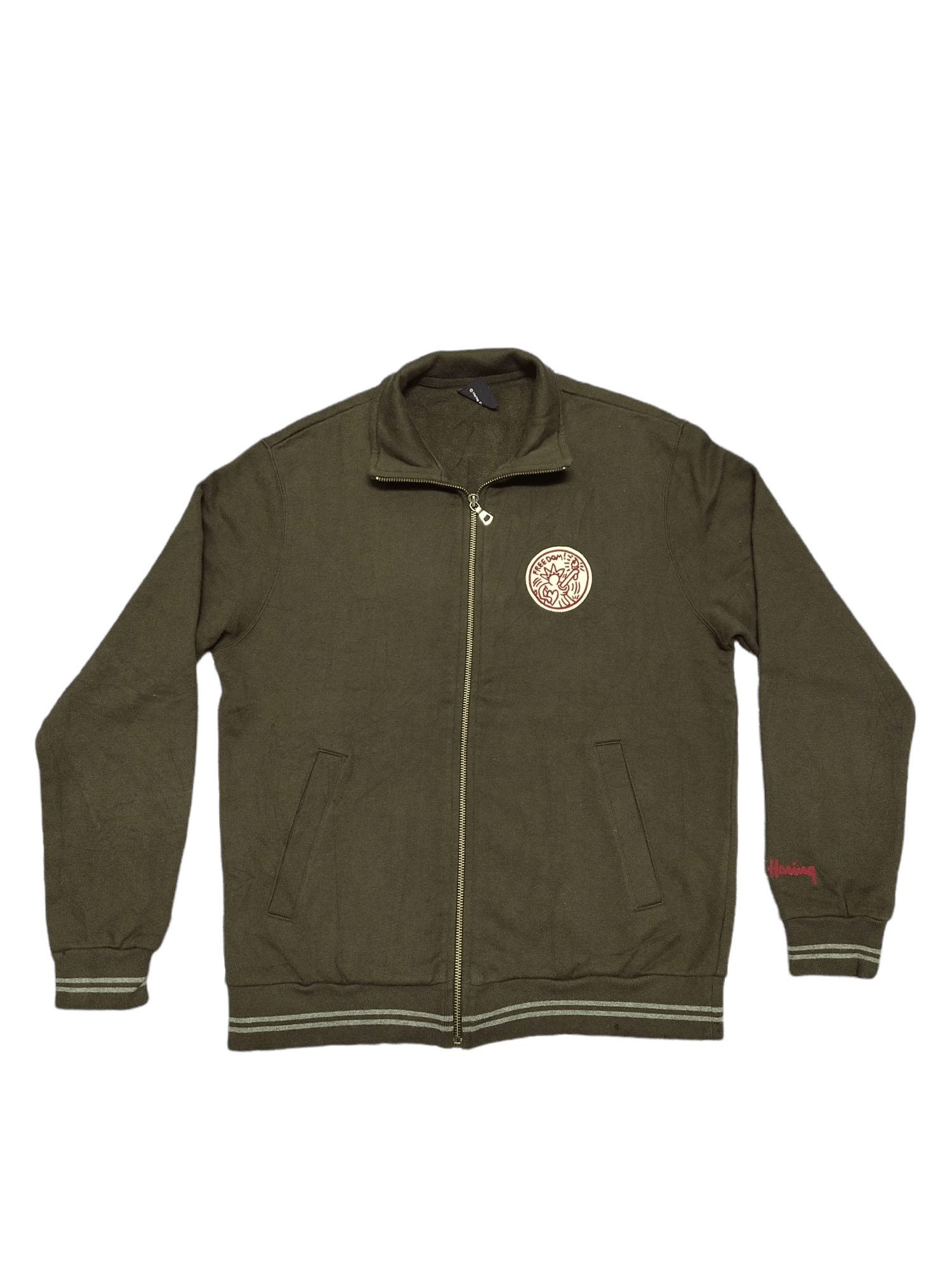 Art × Keith Haring × Streetwear Keith Haring Freedom Art Sweater | Grailed