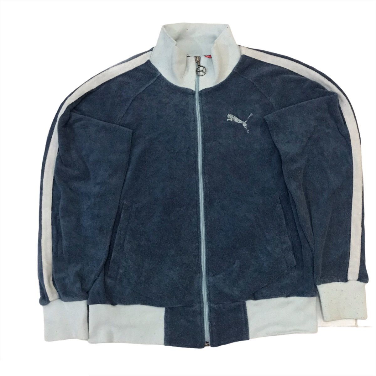 Japanese Brand × Puma × Streetwear Vintage PUMA Zipper Sweater Made In ...