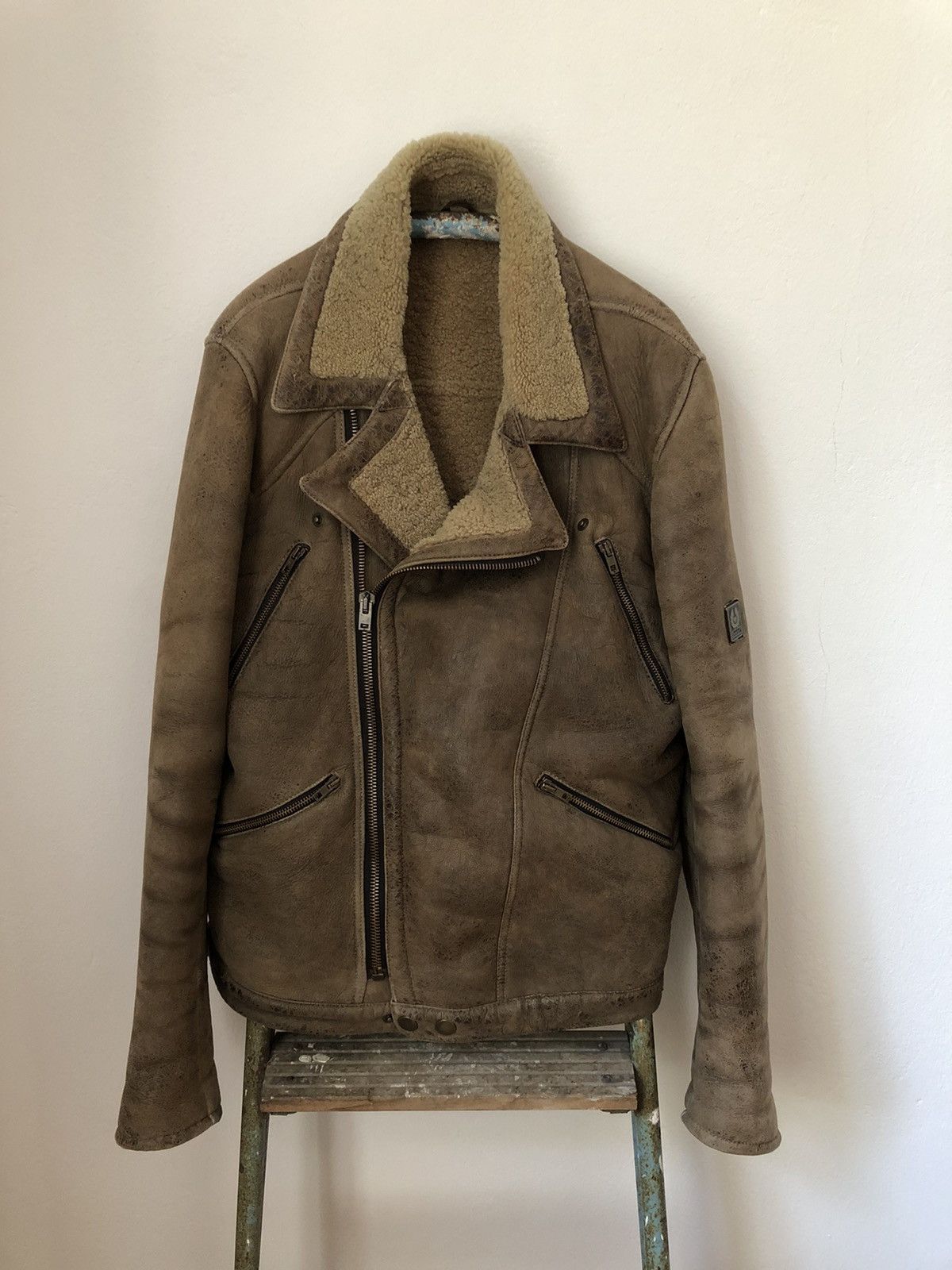 Belstaff Belstaff Gold Label Hook Jacket Sheepskin | Grailed Belstaff Belstaff Gold Label Hook Jacket Sheepskin | Grailed