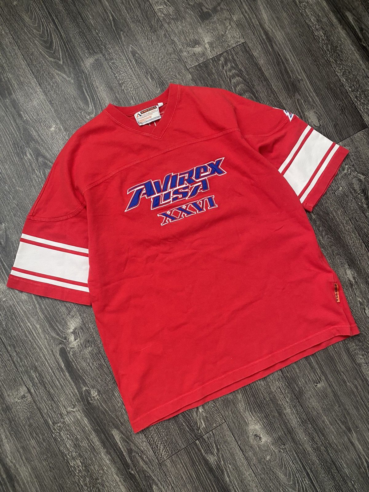Vintage Vintage Avirex Red T-Shirt | Grailed