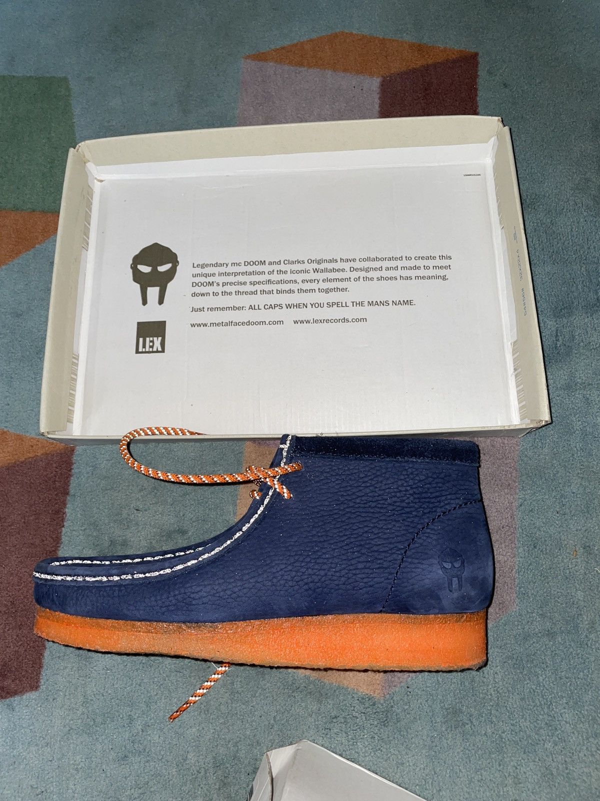 Clarks × MF Doom Clarks wallabee doom boot | Grailed