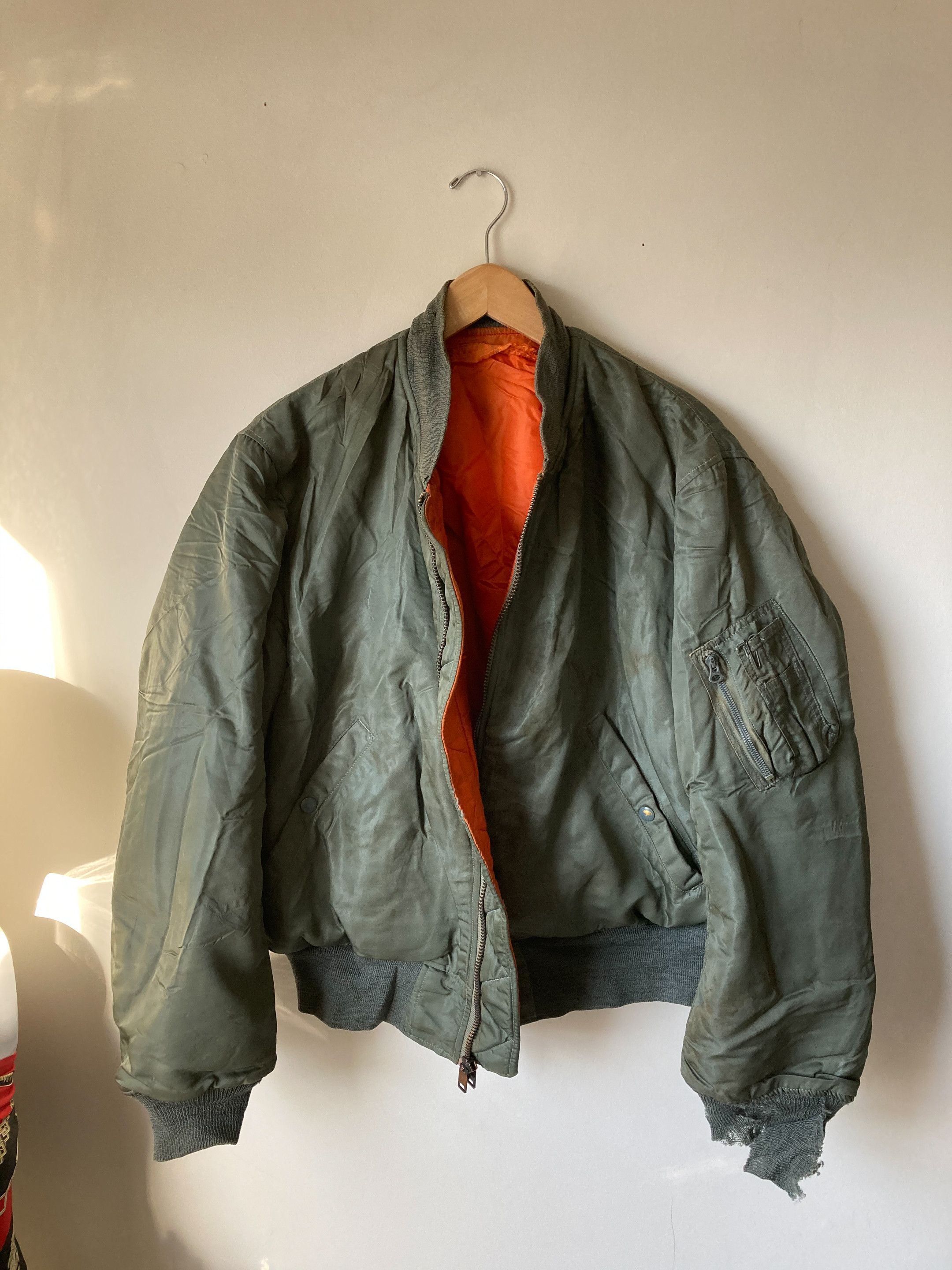 Military × Vintage Vintage 50's MA-1 Bomber Flight Jacket | Grailed