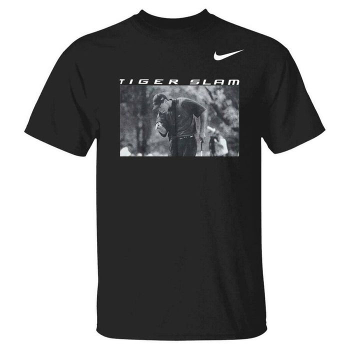 Nike Nike Mens Tiger Woods Tiger Slam Black Tee T-Shirt | Grailed