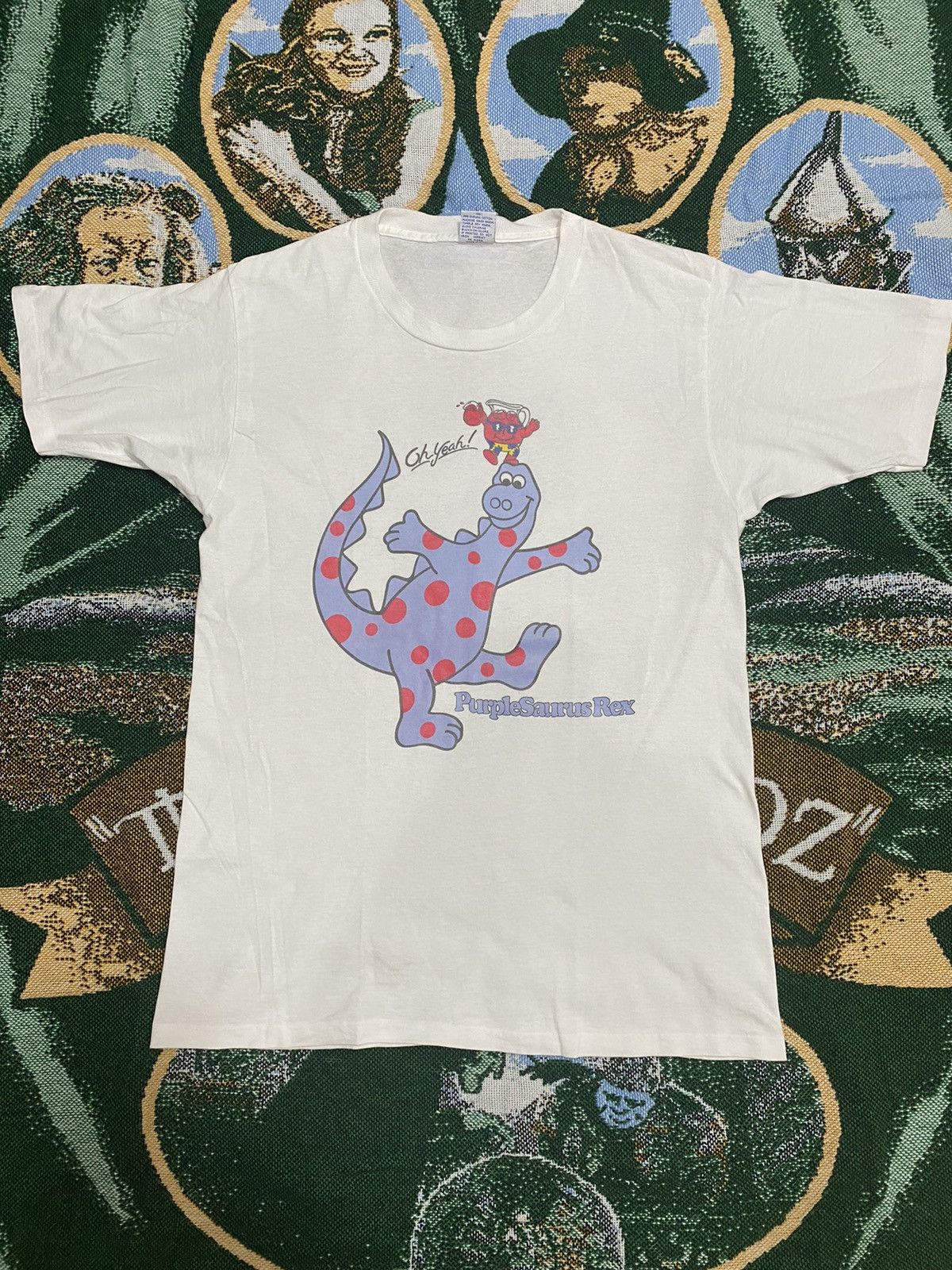 Art × Cartoon Network × Vintage Vintage 90s PurpleSaurus Rex | Grailed