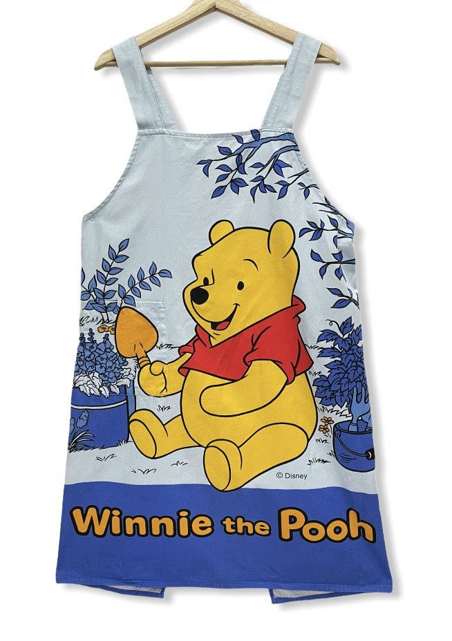 Disney × Vintage DOPE! Amazing 90’s DISNEY POOH Full Print Apron | Grailed