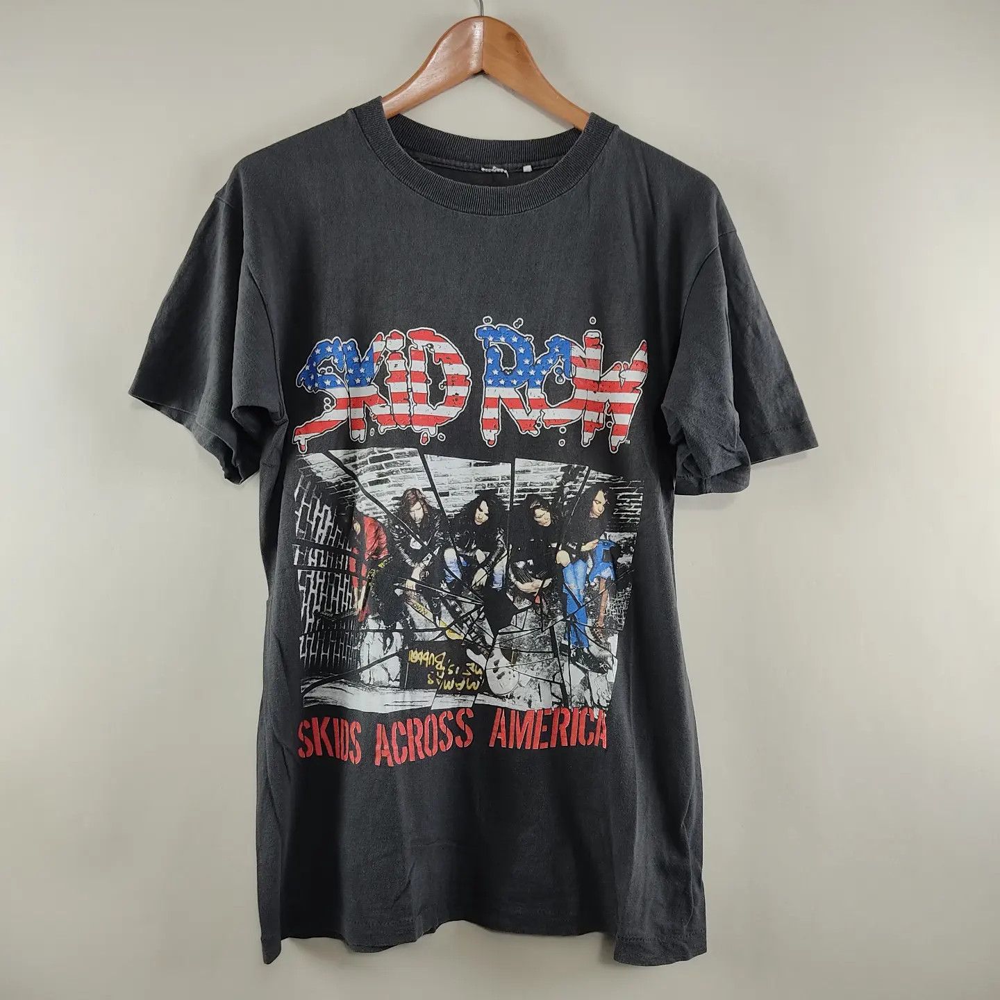 Band Tees × Vintage 1990 Skid row Skid across America | Grailed