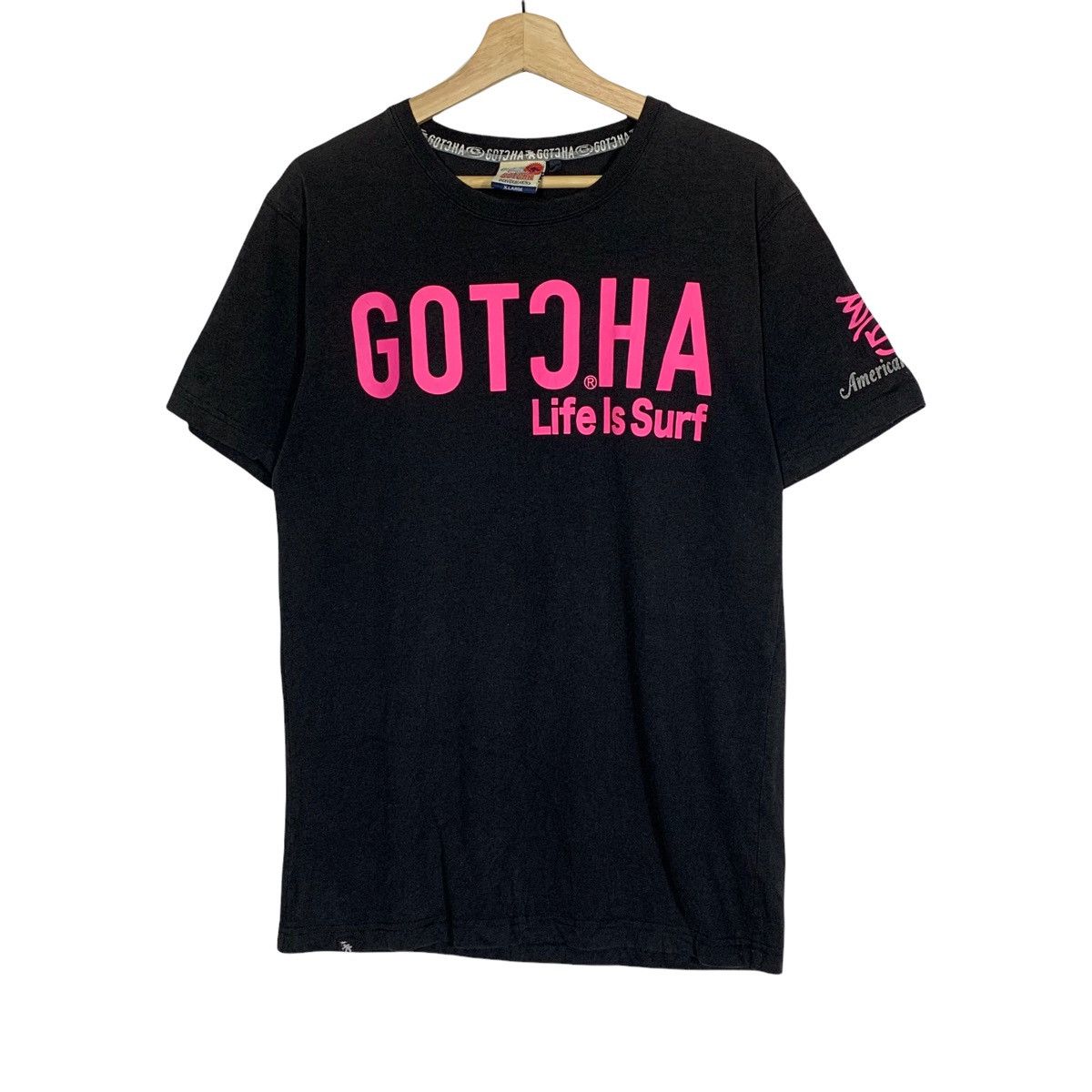 Gotcha × Vintage Vintage Tshirt gotcha big logo nice design | Grailed