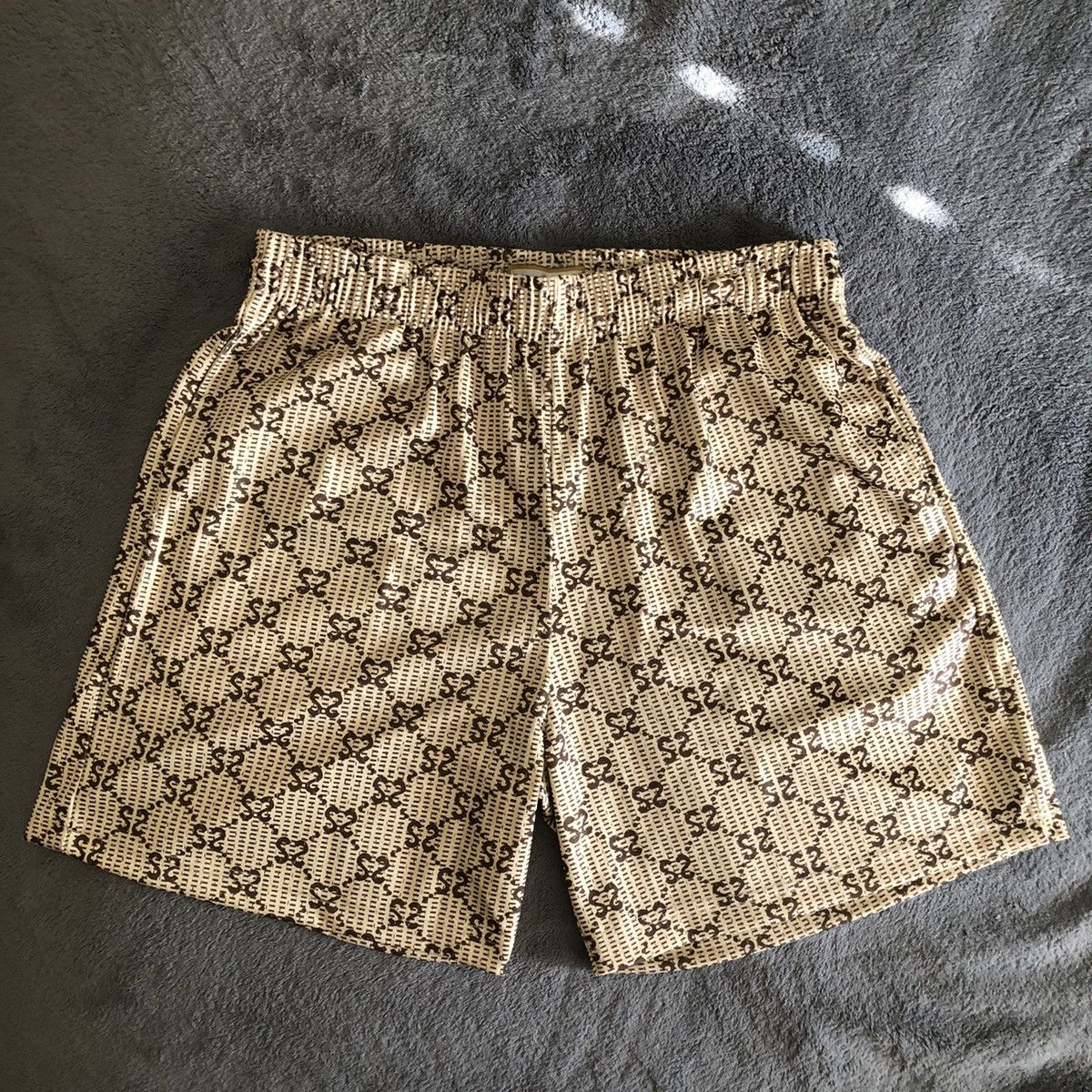 Designer Street Market Supply Monogram Mesh Shorts | Grailed