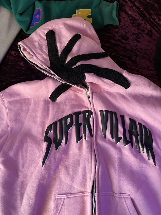 Vintage Supervillain wear “webbed hoodie” | Grailed