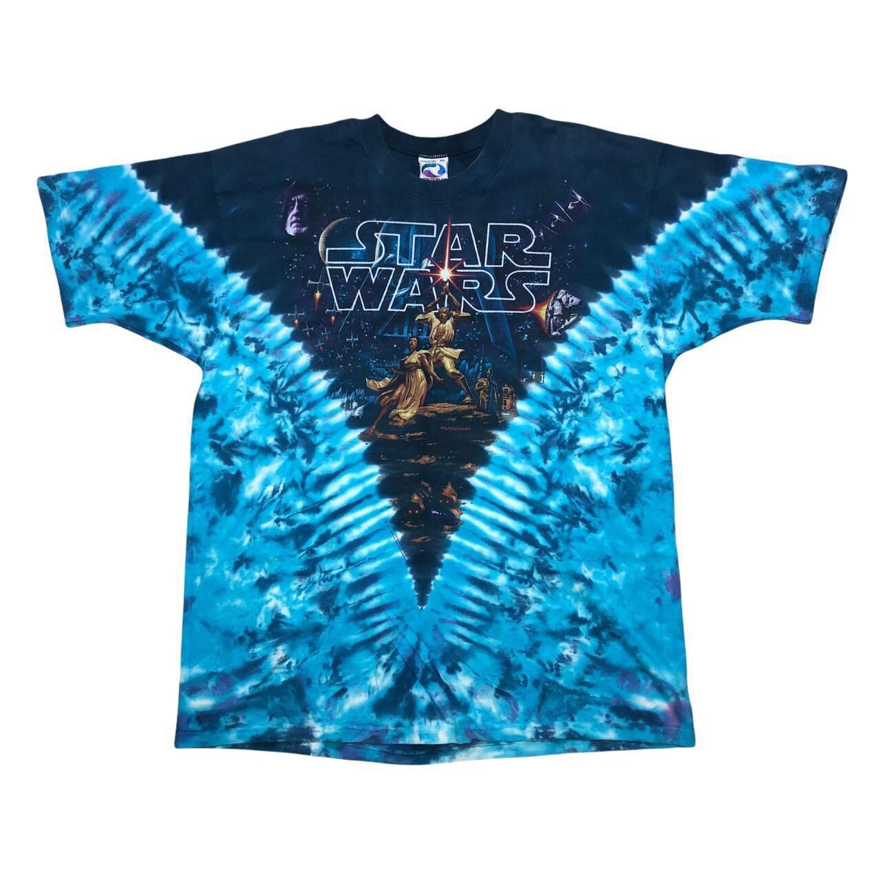 Liquid Blue × Movie × Vintage Vintage Liquid Blue Star Wars Tie Dye Tee ...