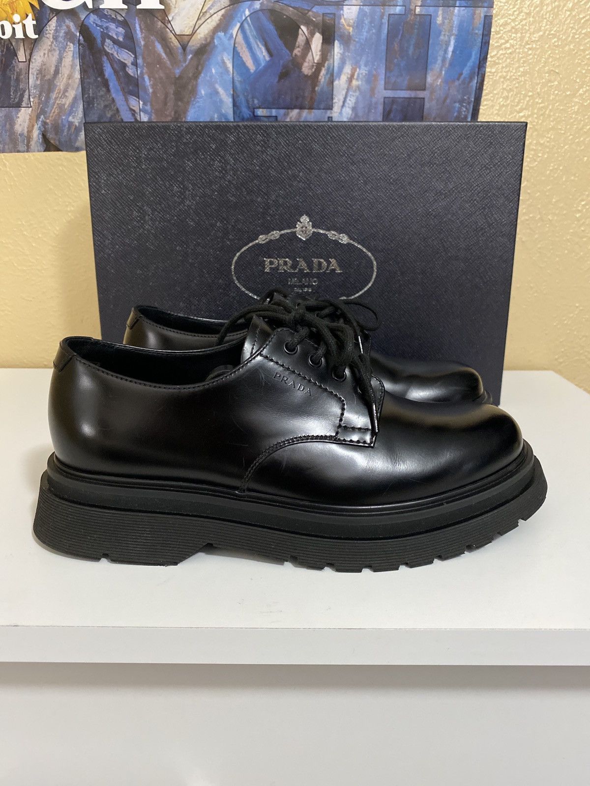 Prada Prada Chunky Platform Derby | Grailed